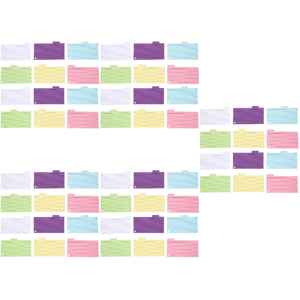 MLINS 30 Pcs Index Cards Small Notepads Speech Cards Note Study Cards ...