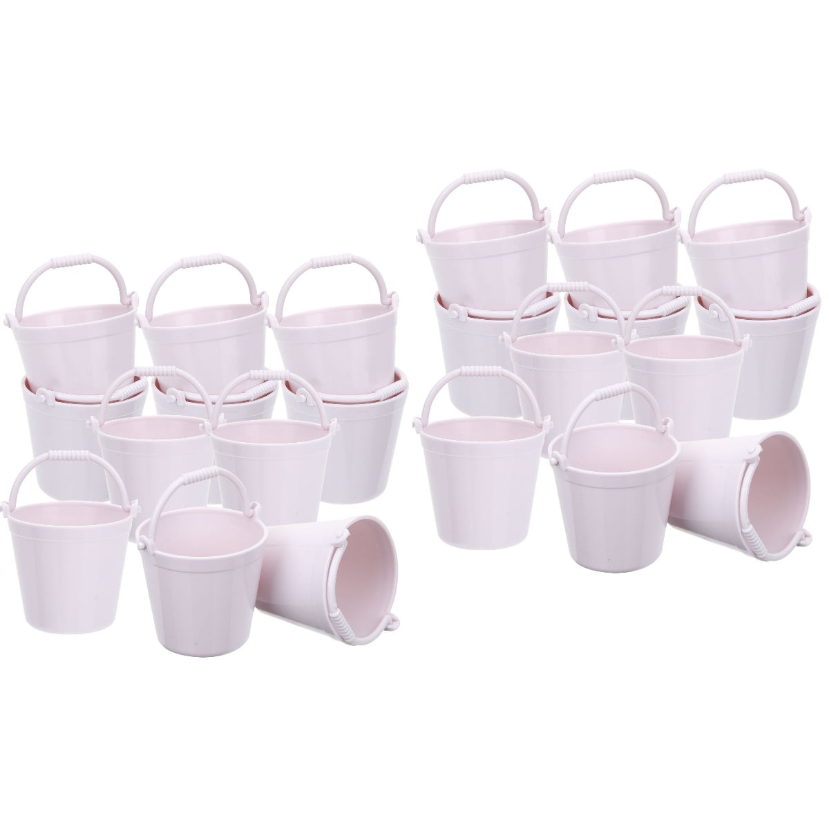 MLINS 30 Pcs Miniature Buckets Small Buckets Toys Miniature Gardening ...