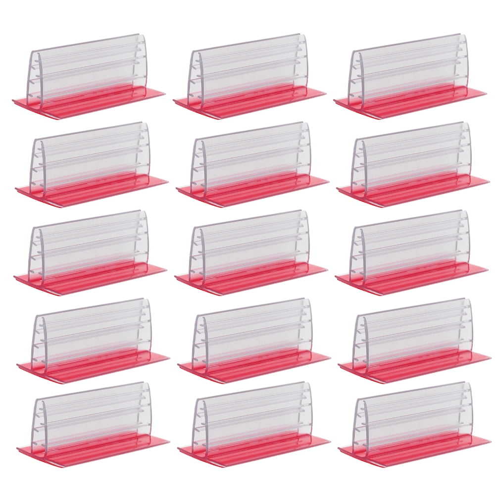 MLINS 30 Pcs Name Holders for Table Seating Acrylic Sign Transparent ...