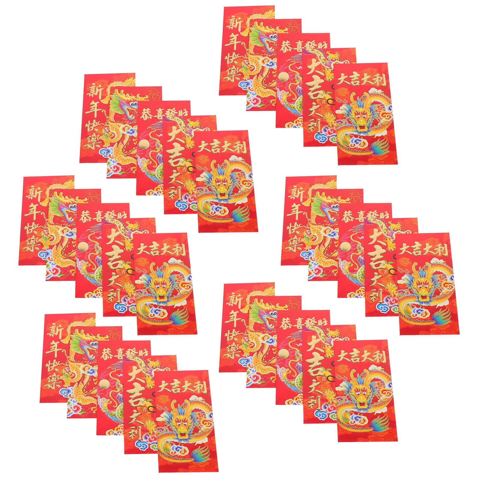 MLINS 30 Pcs Red Paper Bag Red Envelope Bag Child 16.00X9.00X0.20CM ...