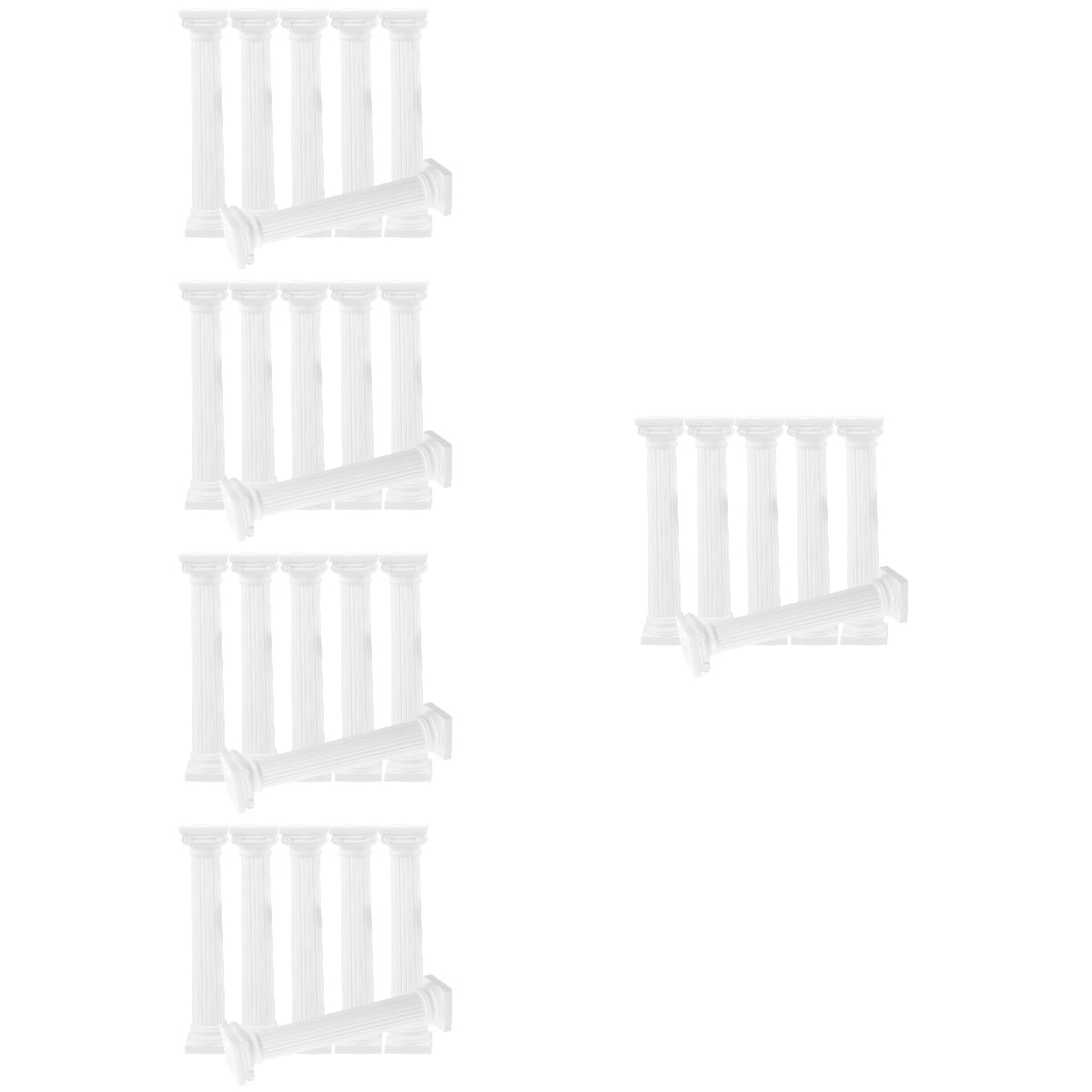 MLINS 30 Pcs Roman Pillar Statue Mini Column Photo Prop Sand Table ...