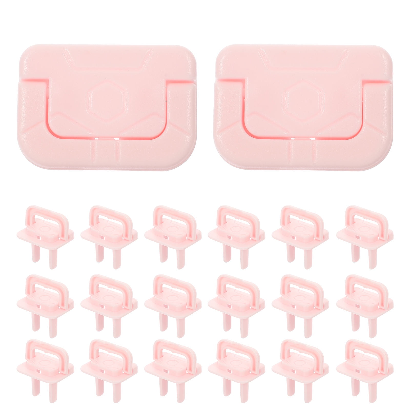 MLINS 30 Pcs Safety Plugs for Outlets Anti-Electric Shock Socket Cover ...