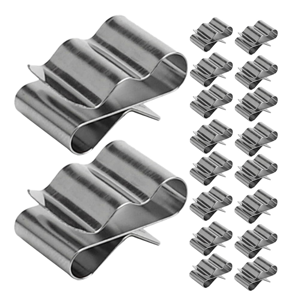 MLINS 30 Pcs Stainless Sky Cable Clips White Fixing Clamp - Walmart.com