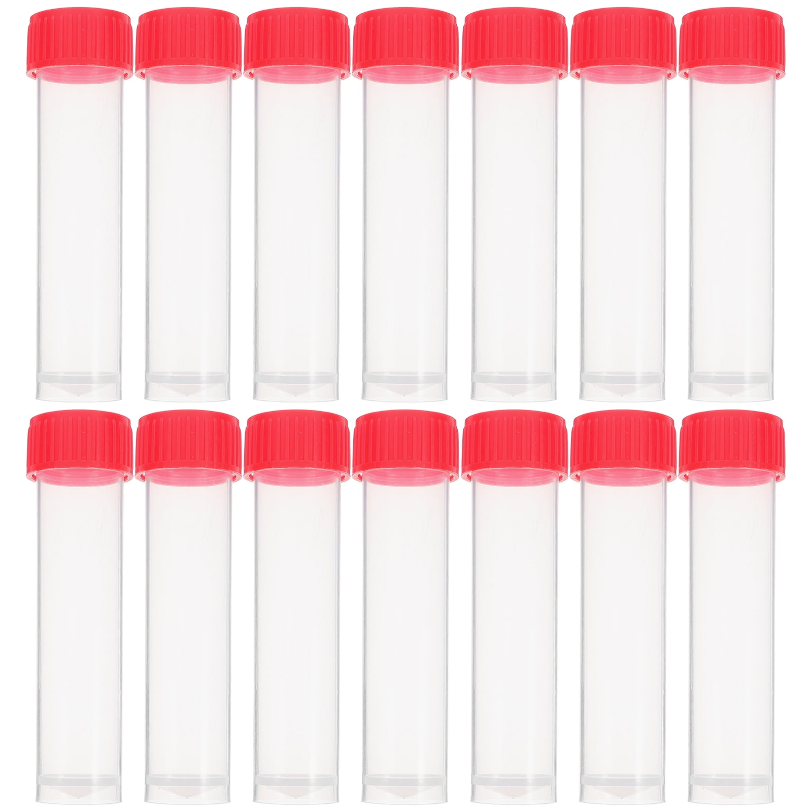 MLINS 30 Pcs Test Tube Empty Reagent Bottle Mini Vials with Caps Small ...
