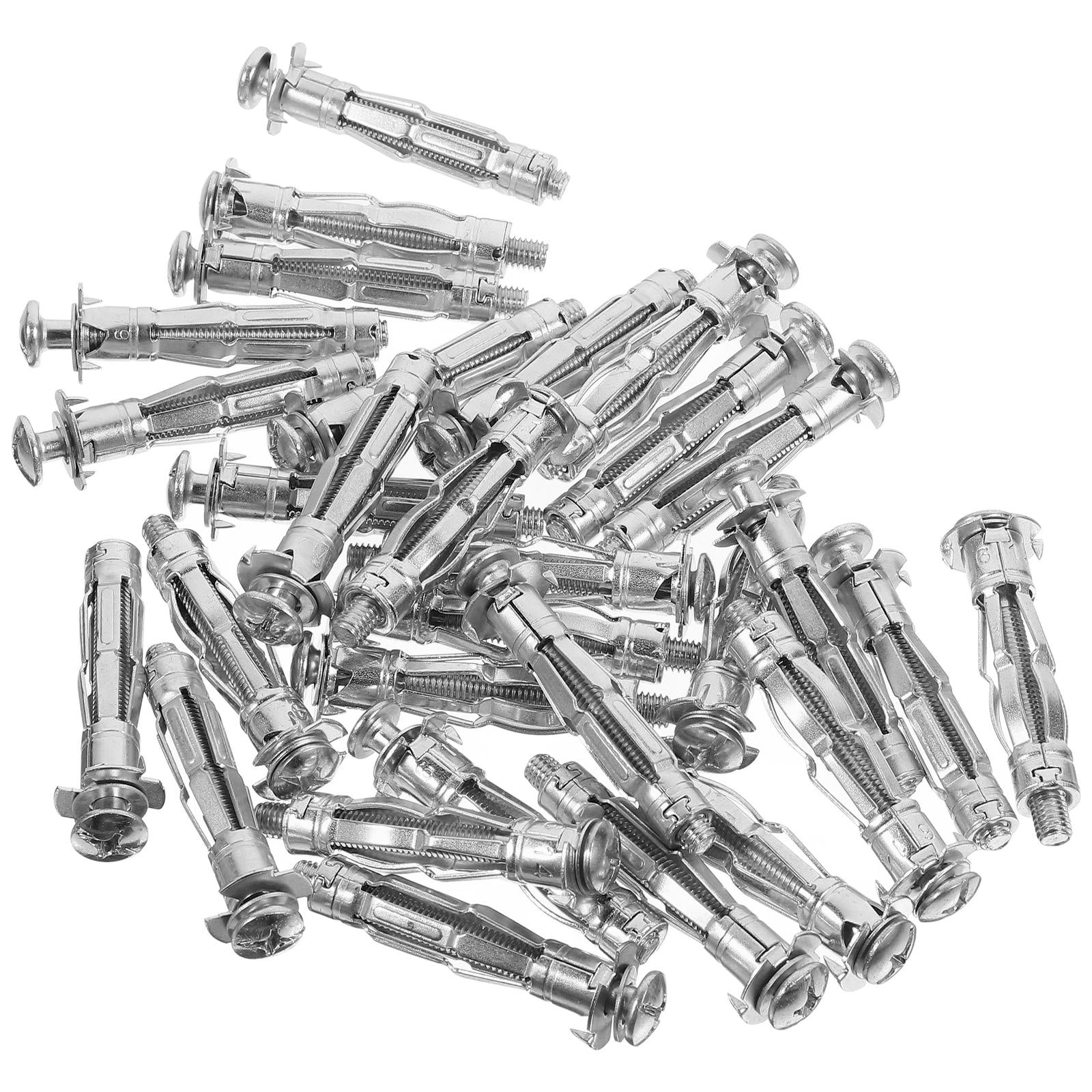 MLINS 30 Pcs Wall Plugs for Plasterboard Nuts Baby Masonry Silver ...
