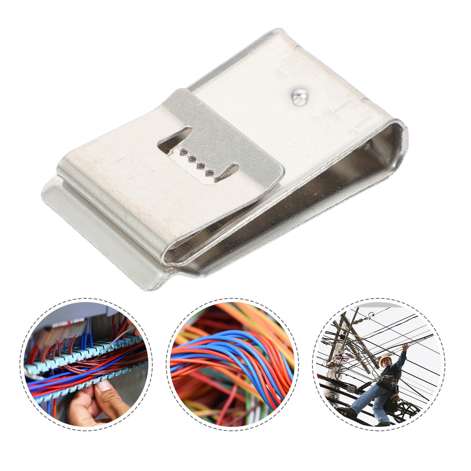 MLINS 30 Pcs Wire Clamps for Cable Solar Panel Photovoltaic Clip ...