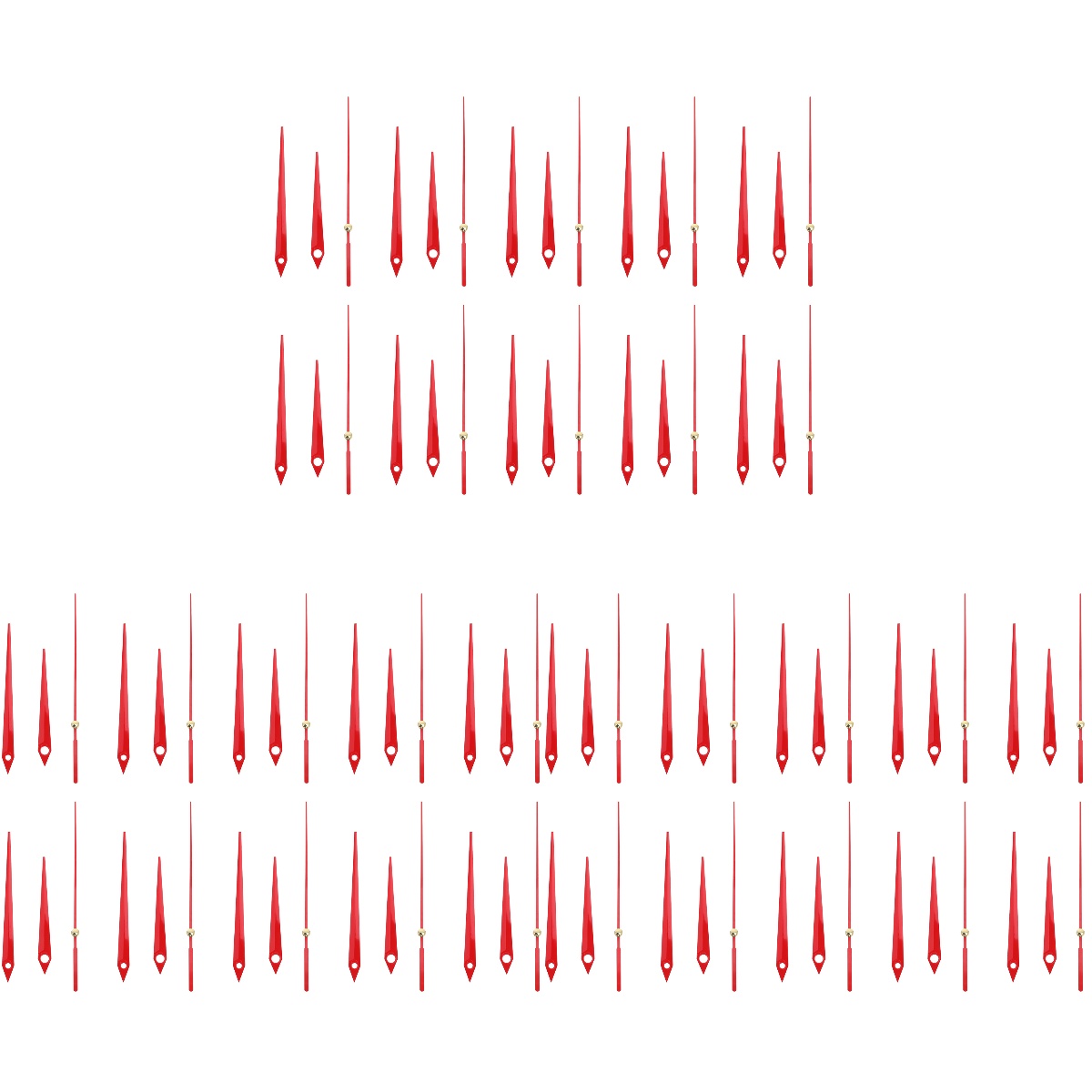 MLINS 30 Sets DIY Wall Clock Needles Mute Clock Pointers Clock Hands ...