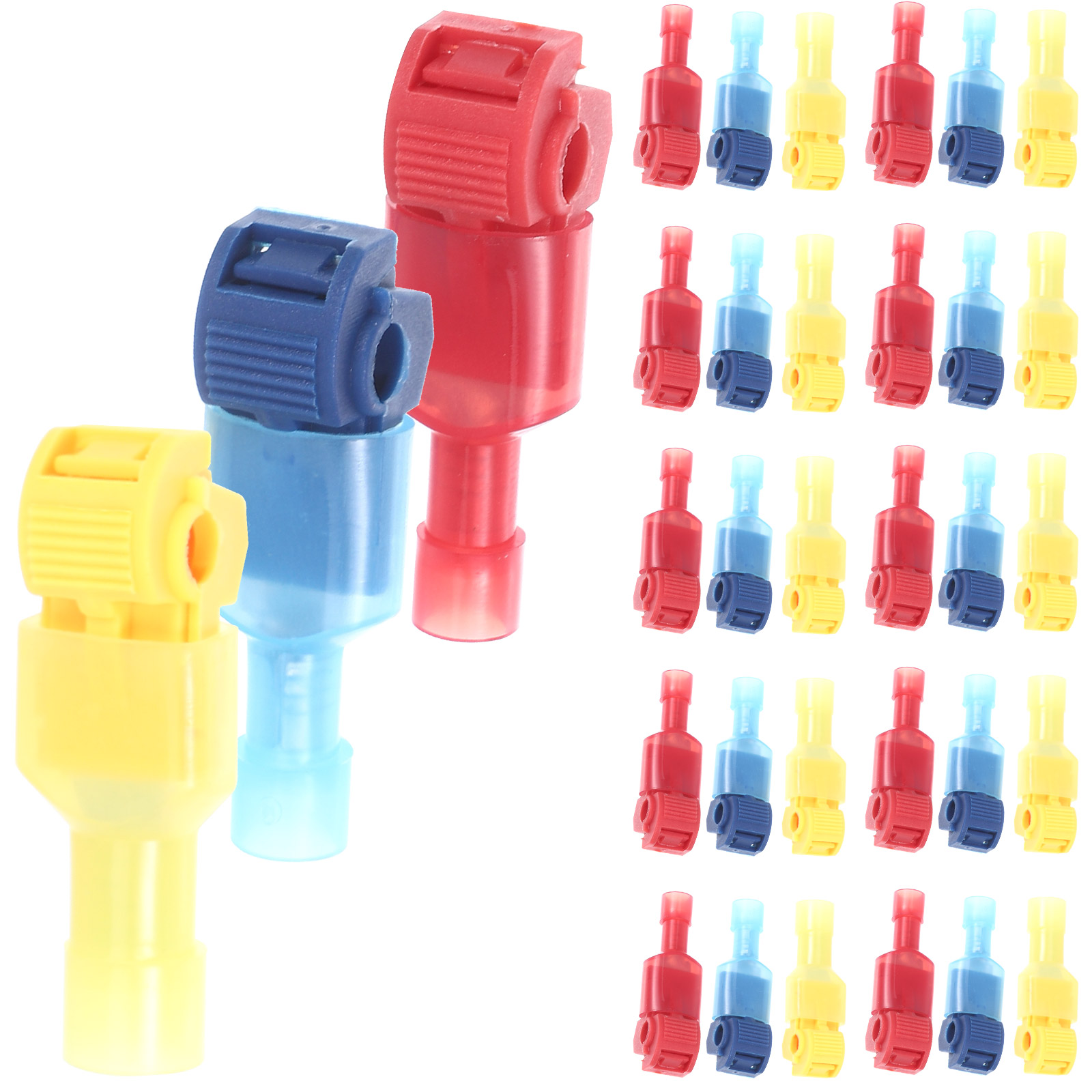 MLINS 30 Sets of Quick Splice Wire Terminals Electrical T-tap Wire ...