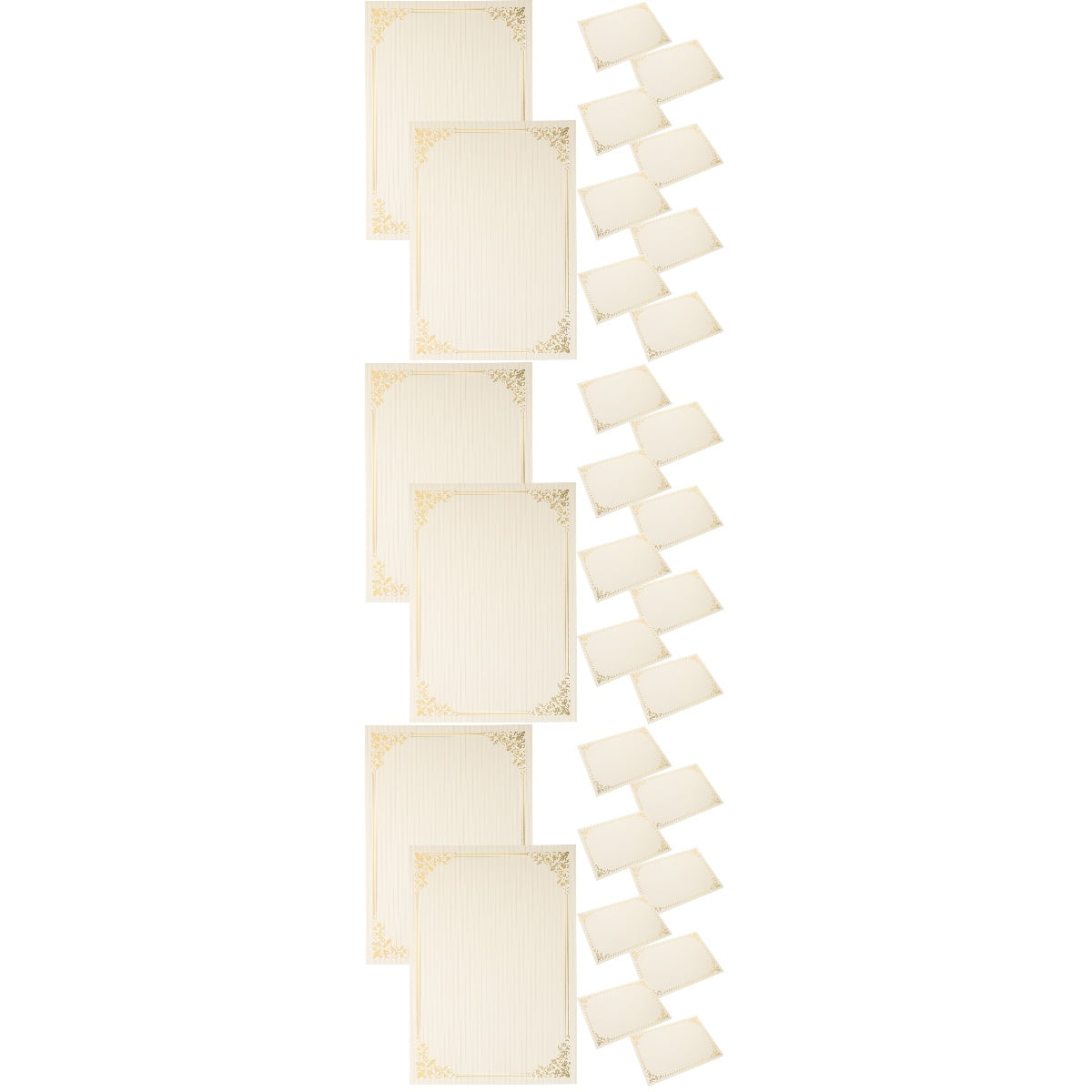 MLINS 30 Sheets of Blank Certificate Paper Certificate Inner Paper ...