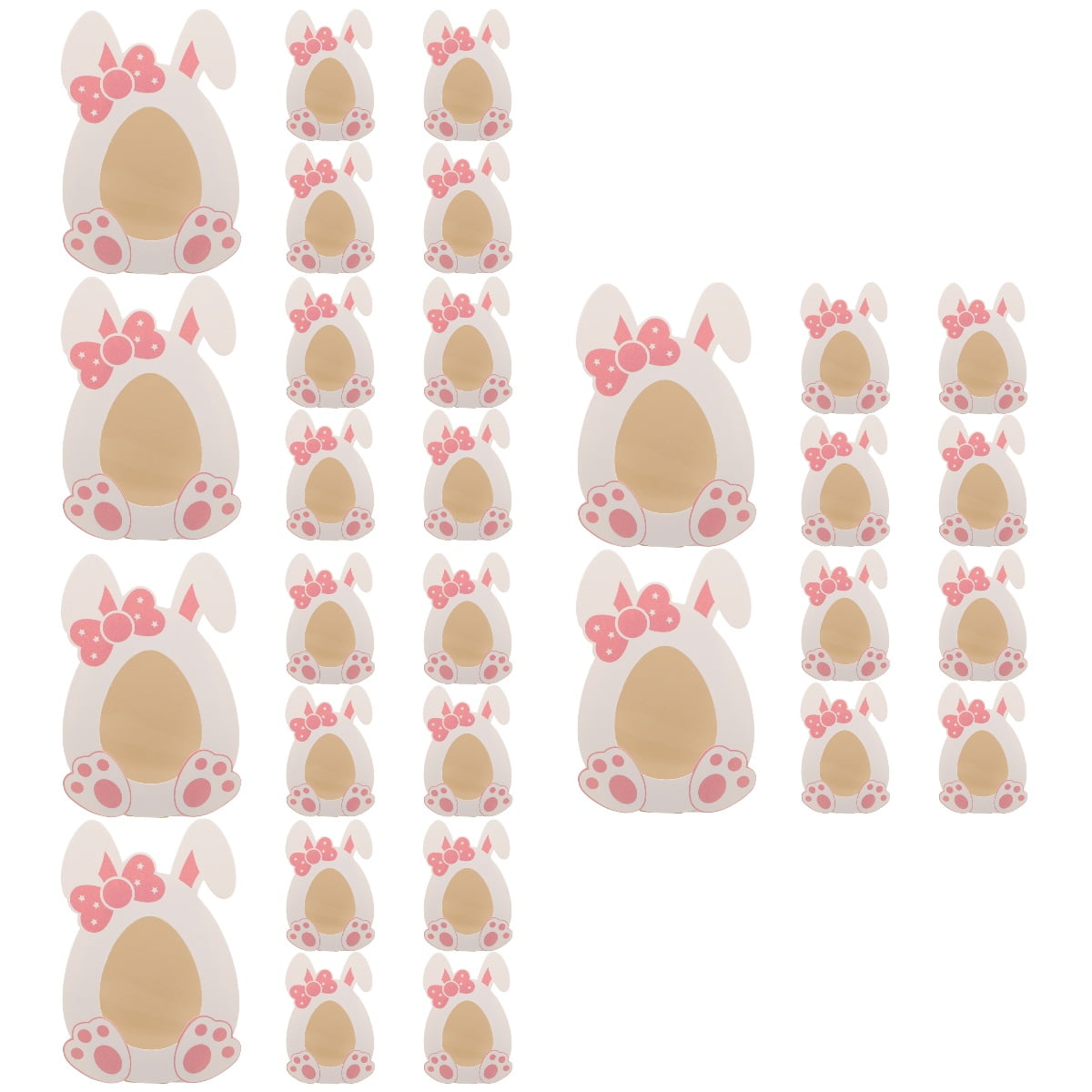 MLINS 30 pcs Easter Gift Boxes Cartoon Rabbit Candy Containers Cookies ...