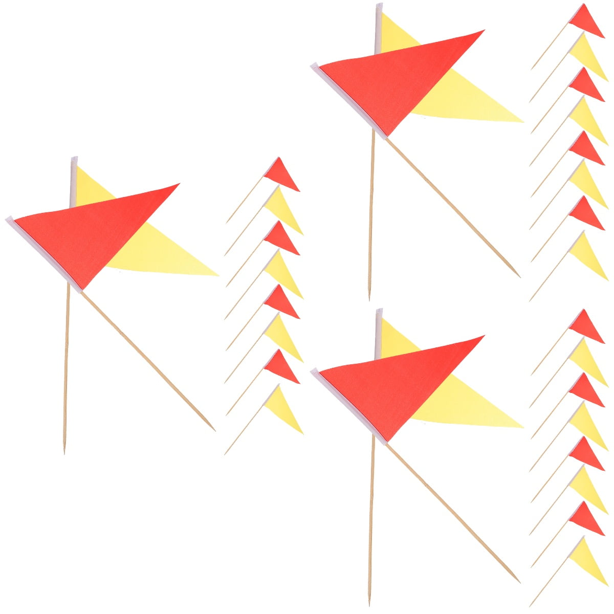 MLINS 30 pcs Lawn Marking Flags Garden Irrigation Flags for Pet ...