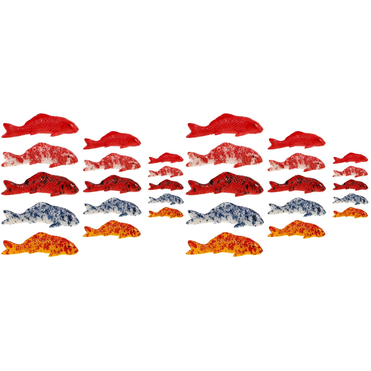 MLINS 30 pcs Miniature Fish Statue Mini Fish Figurines Fish Statues ...
