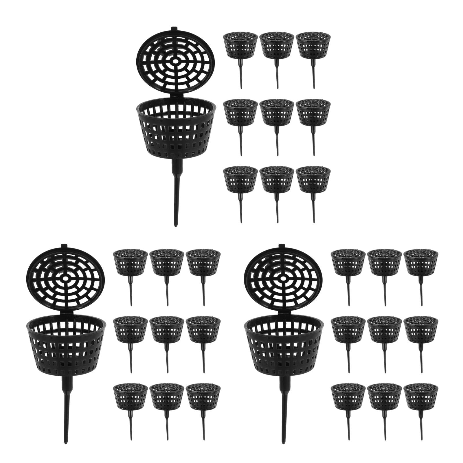 MLINS 30 pcs Plastic Fertilizer Basket Fertilizer Box With Lid Bonsai ...