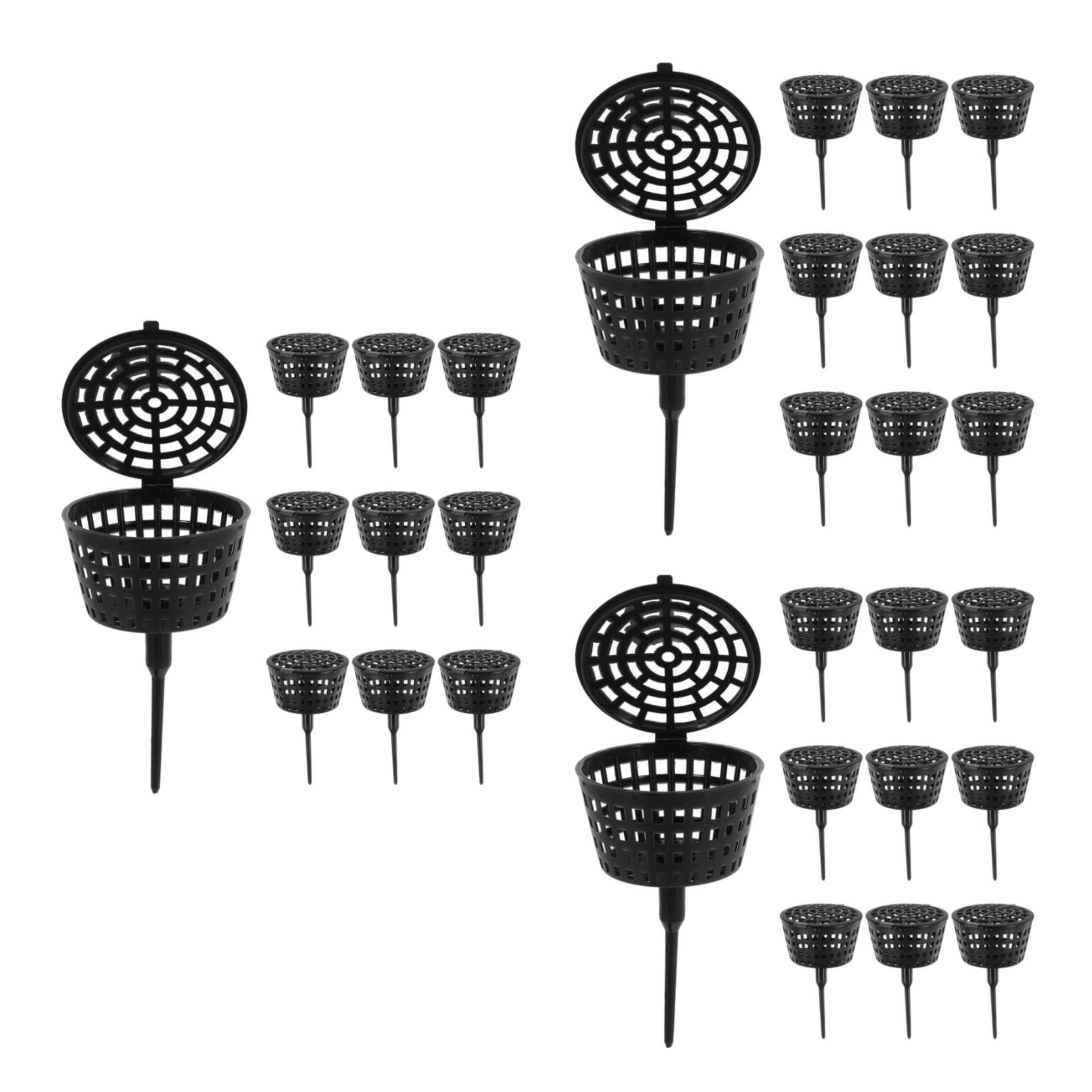 MLINS 30 pcs Plastic Fertilizer Basket Fertilizer Box With Lid Bonsai ...