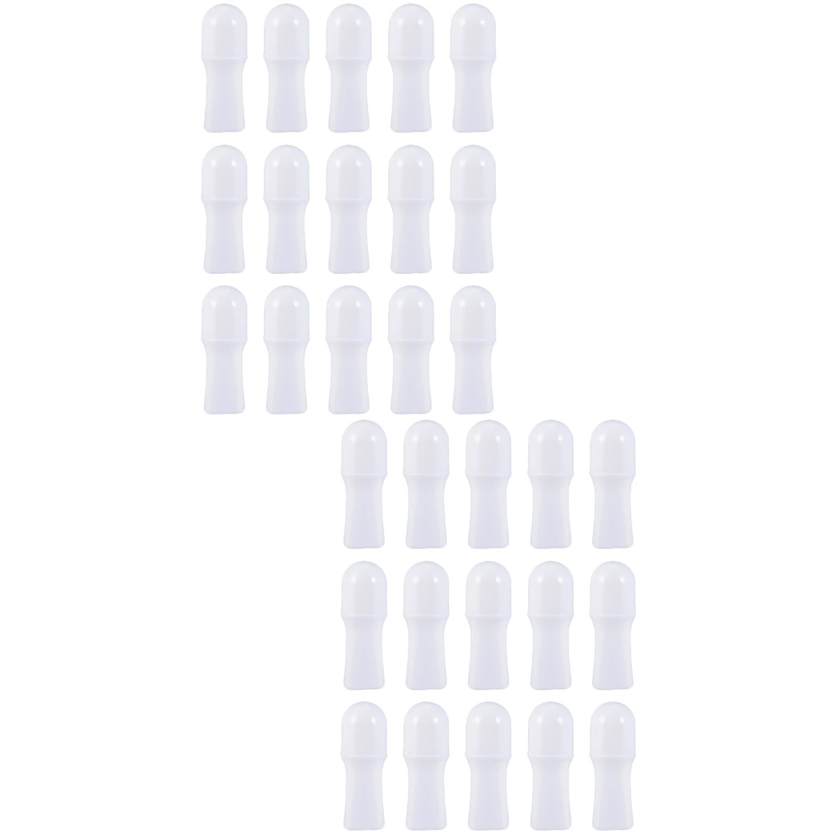 MLINS 30 pcs Refillable Roller Bottles Plastic Essential Oils Roller ...