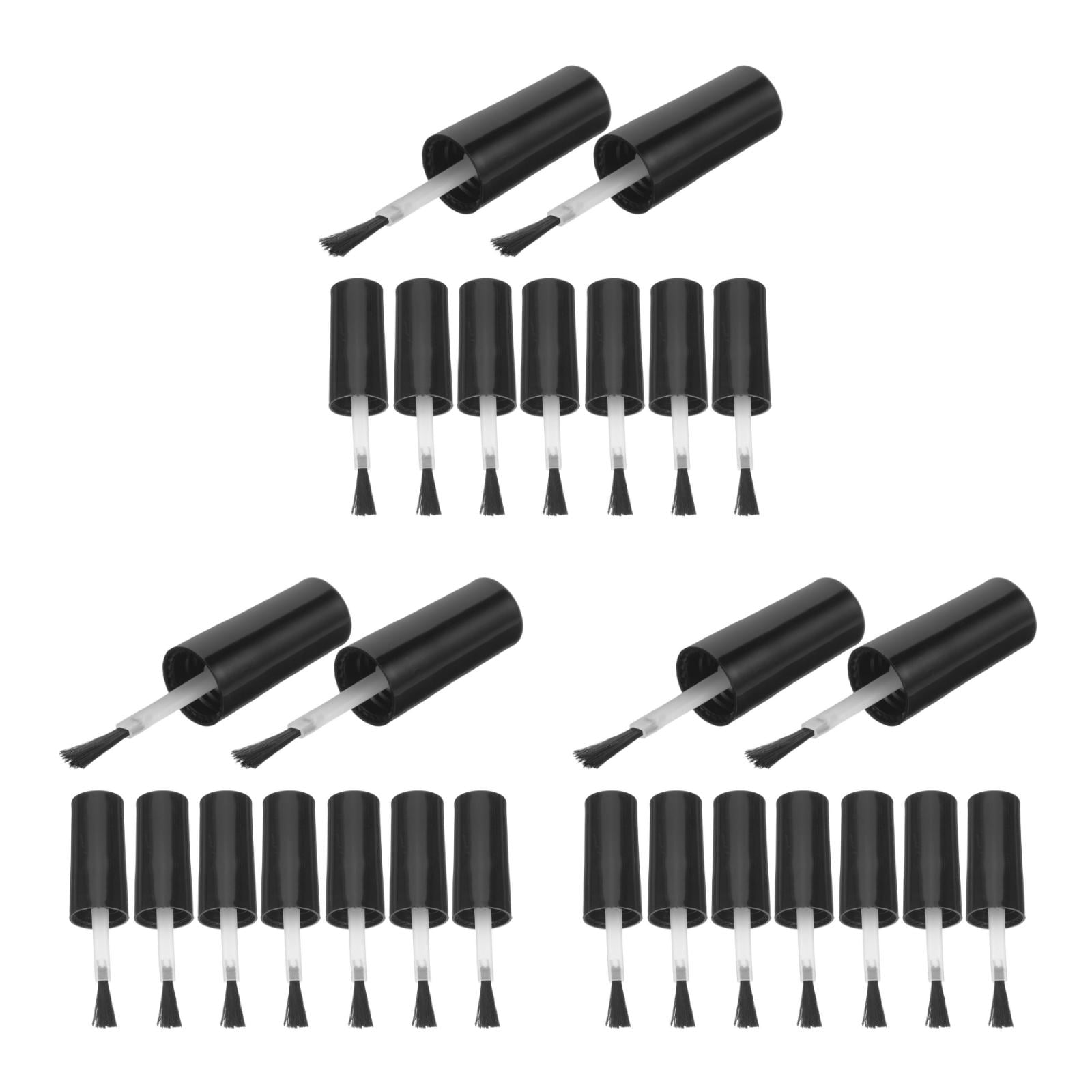 MLINS 30 pcs Replacement Nail Polish Brush Cap Set Portable Liquid ...