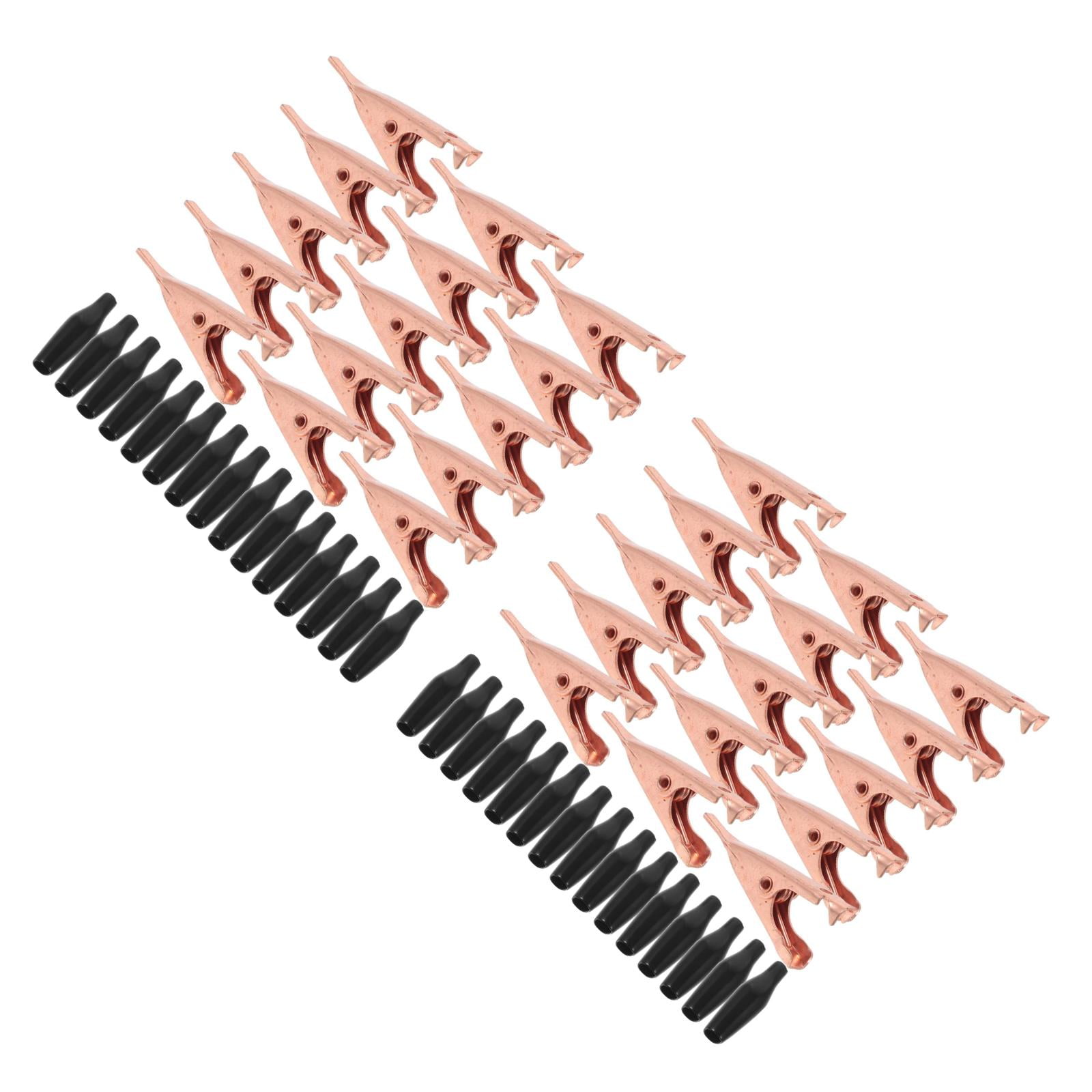 MLINS 30 pcs Smoothing Jawed Alligator Clip Metal Clamp Metal Clip with ...