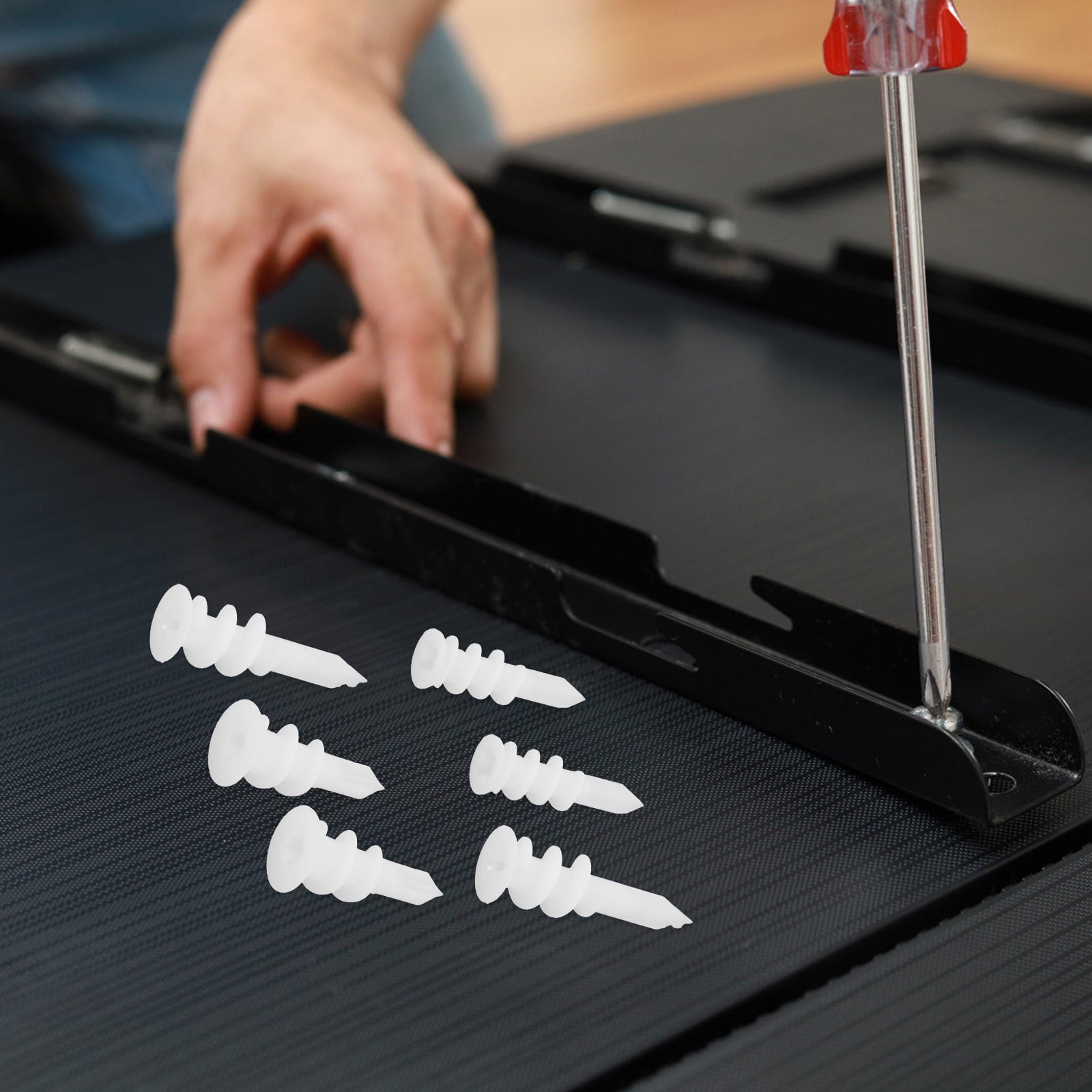 MLINS 300 Pcs Gypsum Board Expansion Screws Drywall Anchors Heavy Duty ...