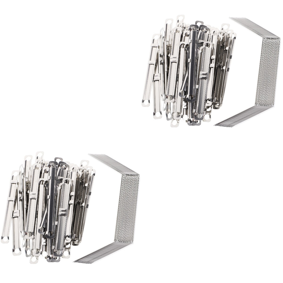 MLINS 300 Pcs Stationery Binder Fasteners Convenient Binder Clips ...