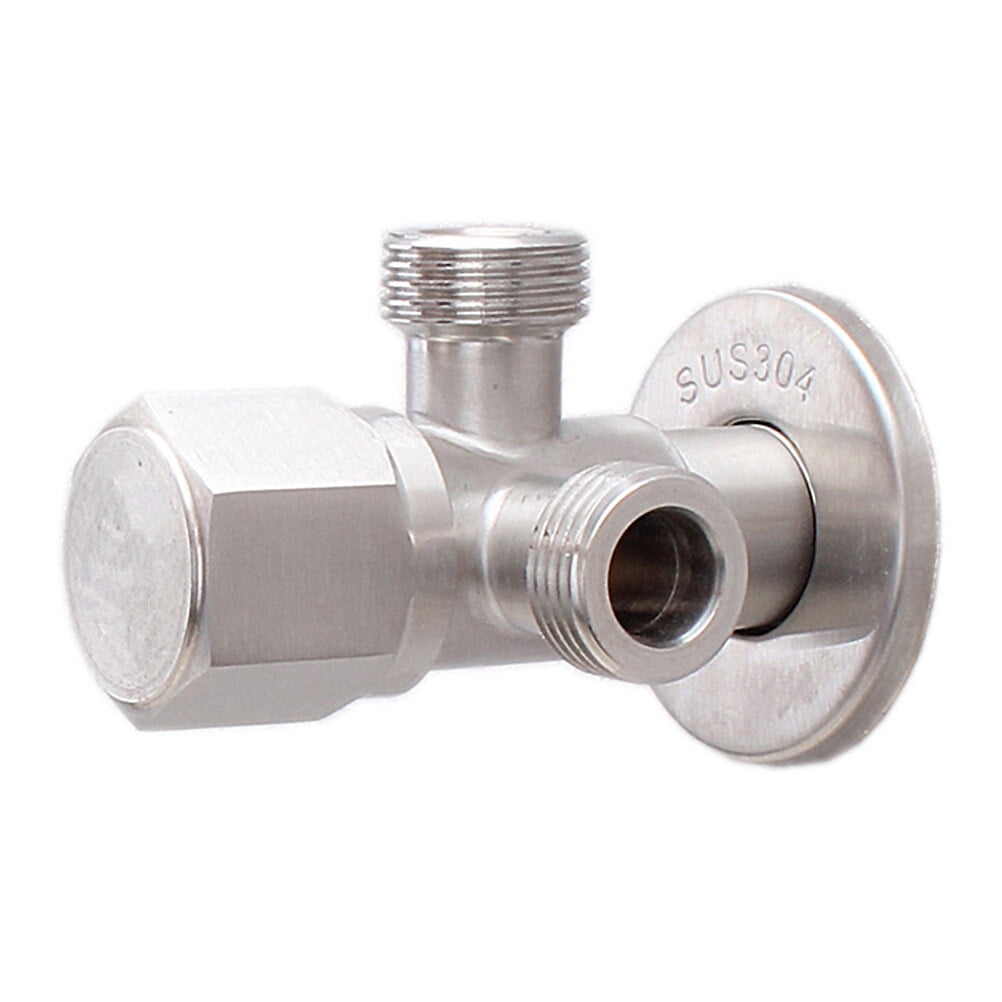 MLINS 304 Stainless Steel Triangle Hexagon Wheel Angle 2 Way Water ...