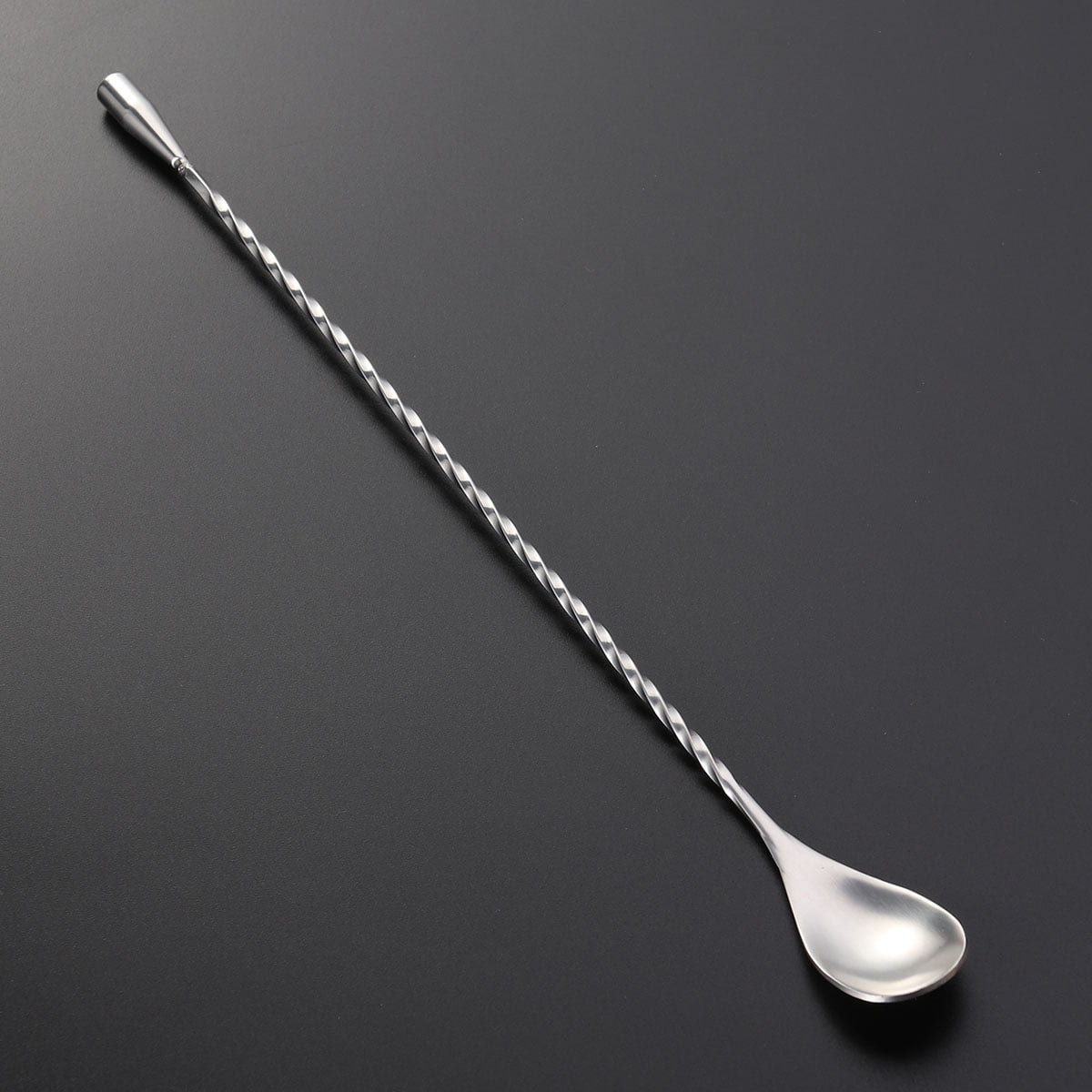 MLINS 304 Stainless Swizzle Stick Cocktail Mixing Spoons Bar Sticks ...