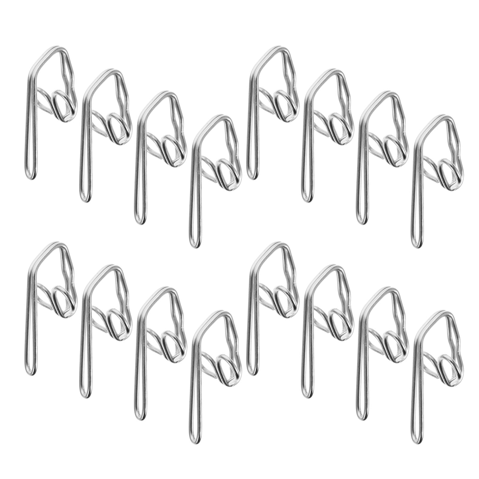 MLINS 30pcs Curtain Pleating Hooks Metal Drapery Hooks Curtain Pinch ...