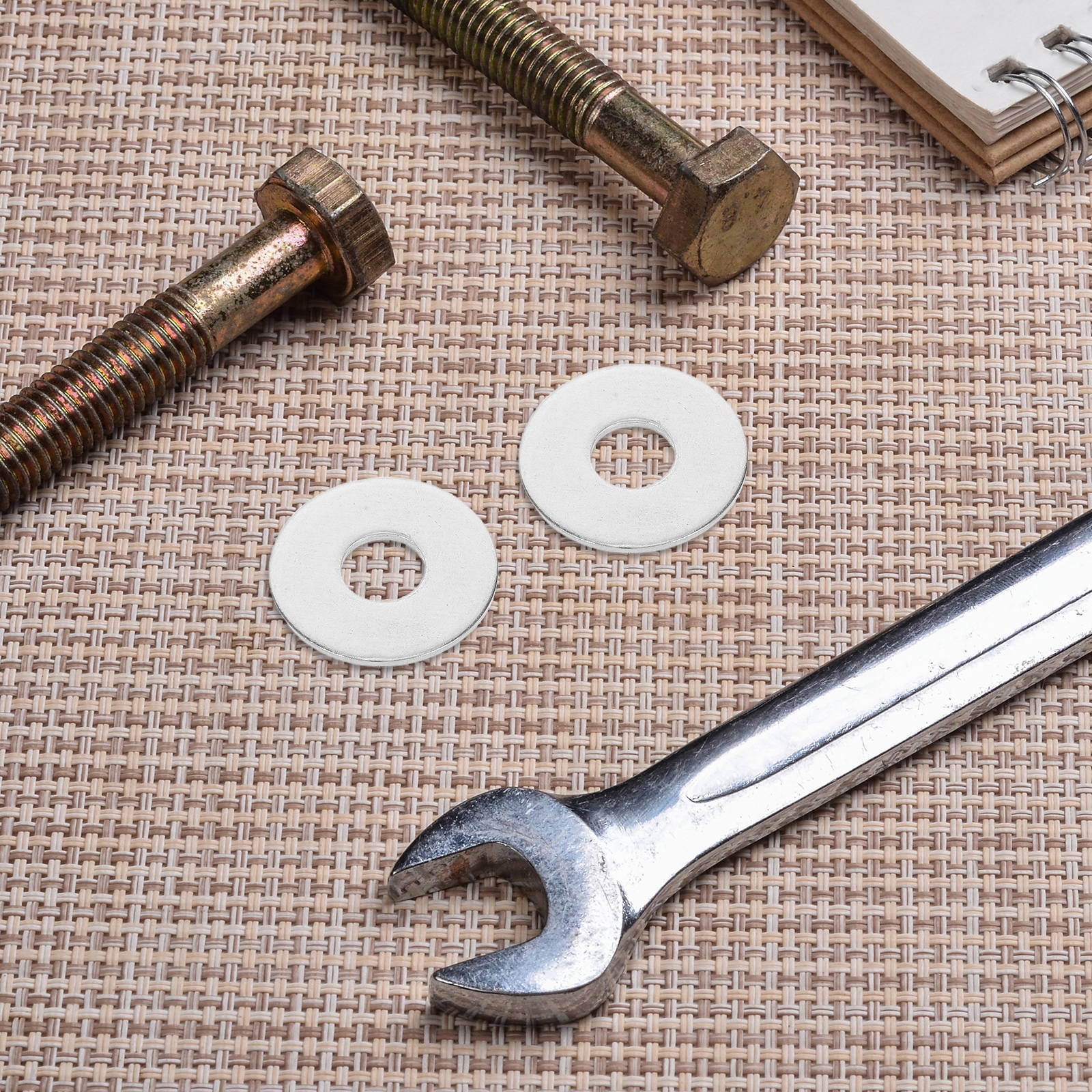 MLINS 30pcs Flat Washers Stainless Steel Flat Washers For Repair Metal ...