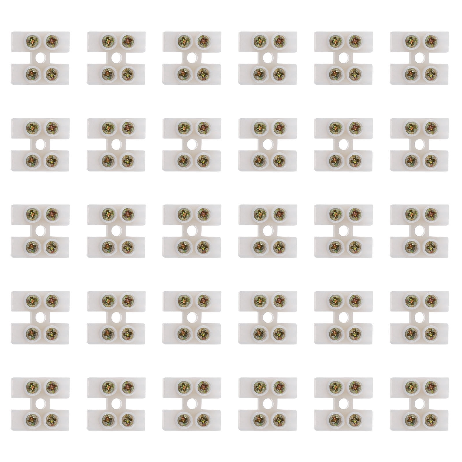 MLINS 30pcs Screw Type Quick Connect Terminal 10A 2 Position Wire ...
