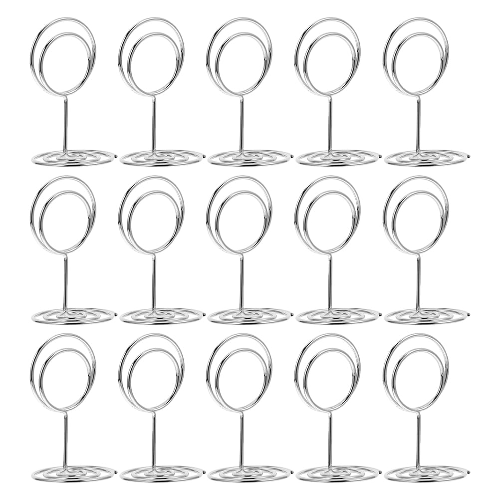 MLINS 31pcs Table Number Holders Place Cards Holder Mini Food Labels ...