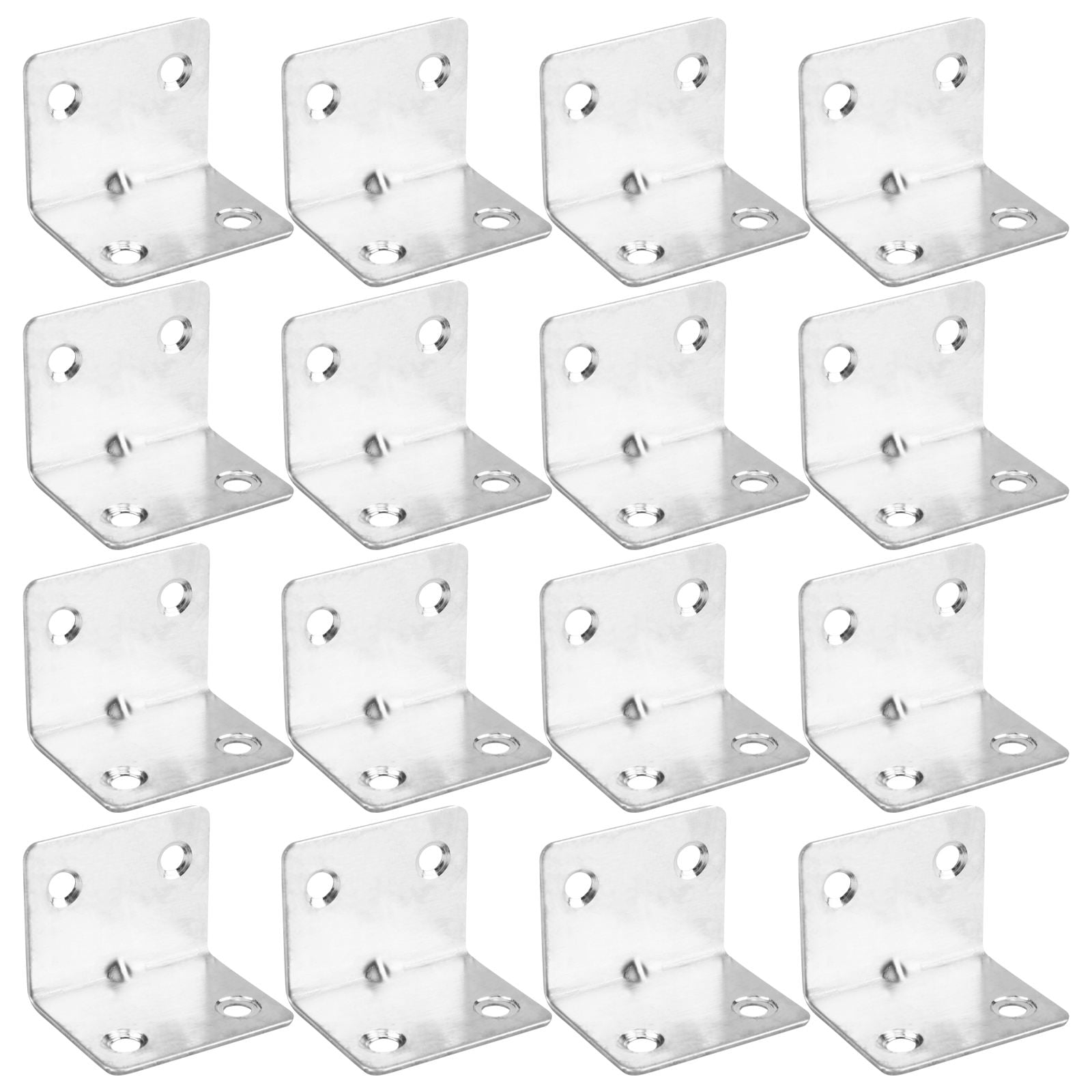 MLINS 32 Pcs Corner Bracket Right Angle Bracket Heavy Duty Brackets ...