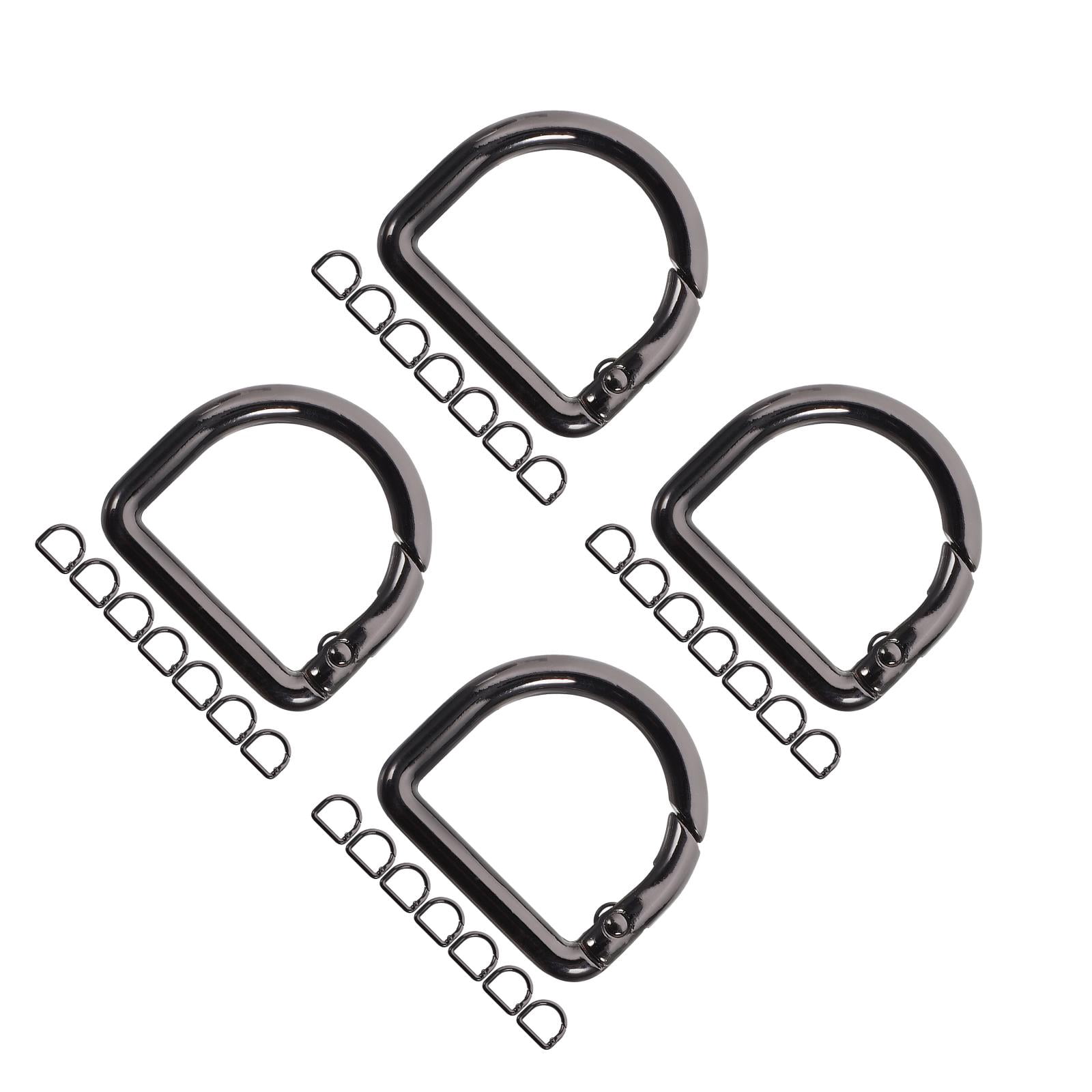 MLINS 32 pcs Multi-use Purse Clip D Shaped Spring Clip Spring Buckle ...