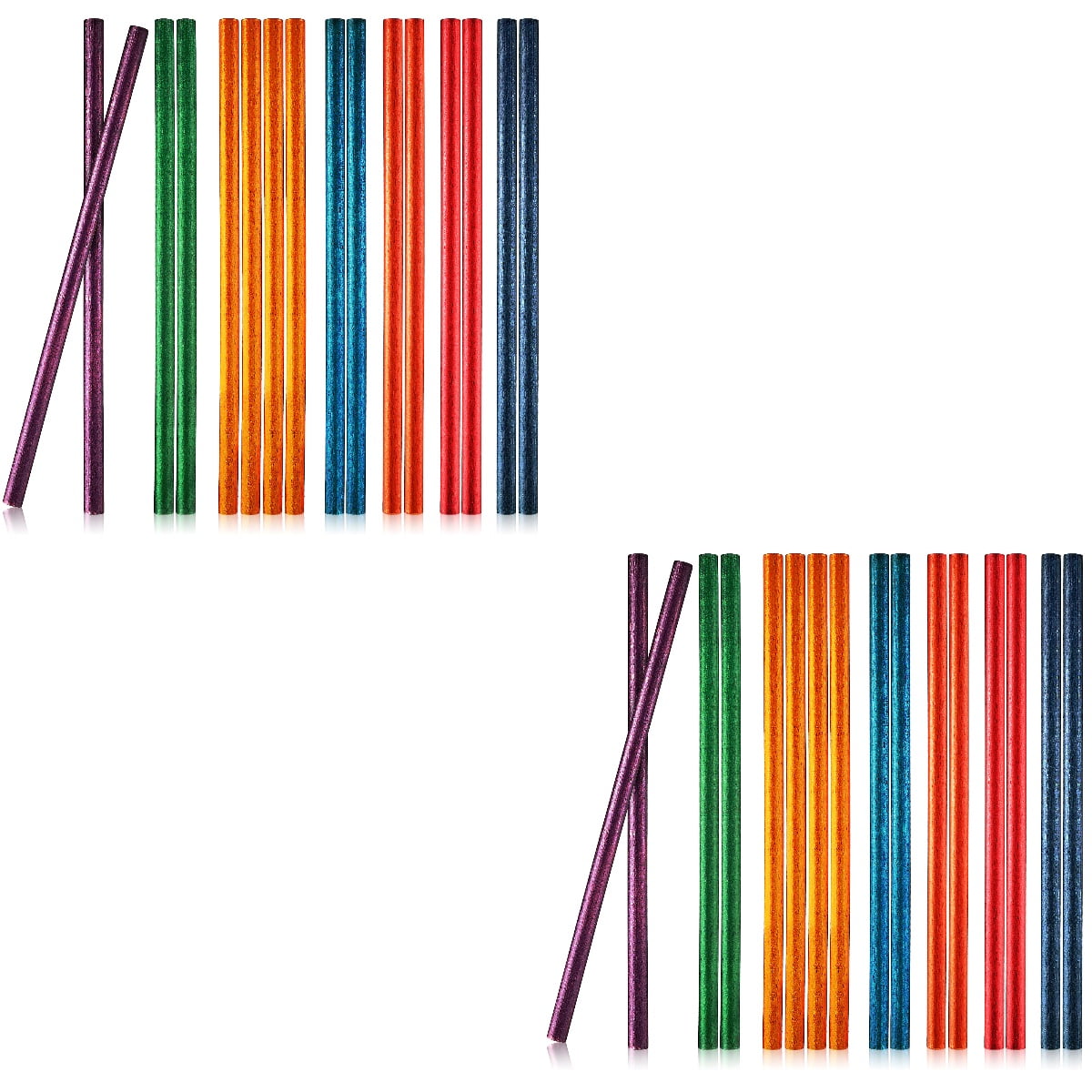 MLINS 32 pcs Musical Rhythm Sticks Instruments Percussion Rhythm Sticks ...