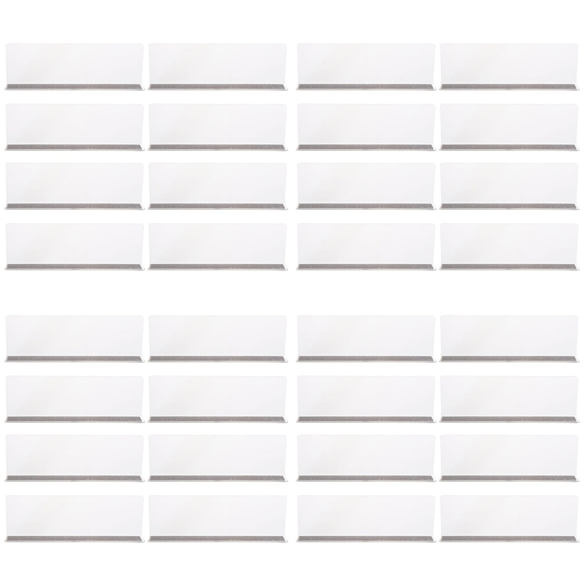 MLINS 32 pcs Shelf Dividers Magnetic Plastic Shelf Dividers L Shape ...