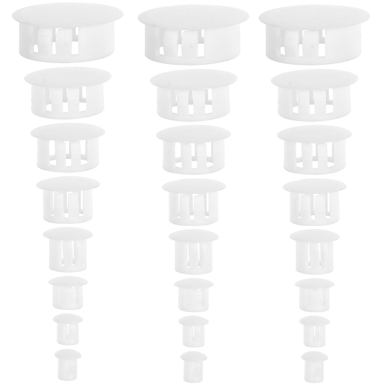 MLINS 350 Pcs Plastic Hole Plugs Decorative Caps For Furniture Quick ...