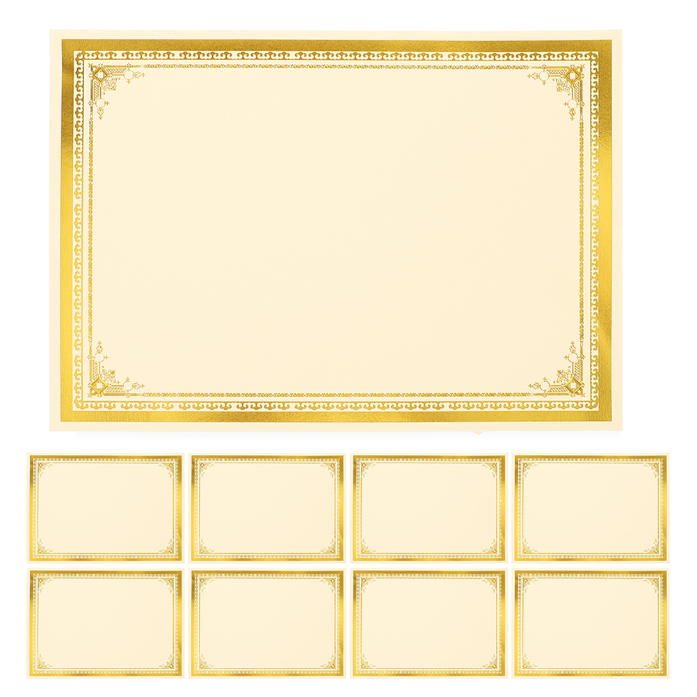 MLINS 35pcs Blank Award Certificate Paper Certificate Inner Paper ...