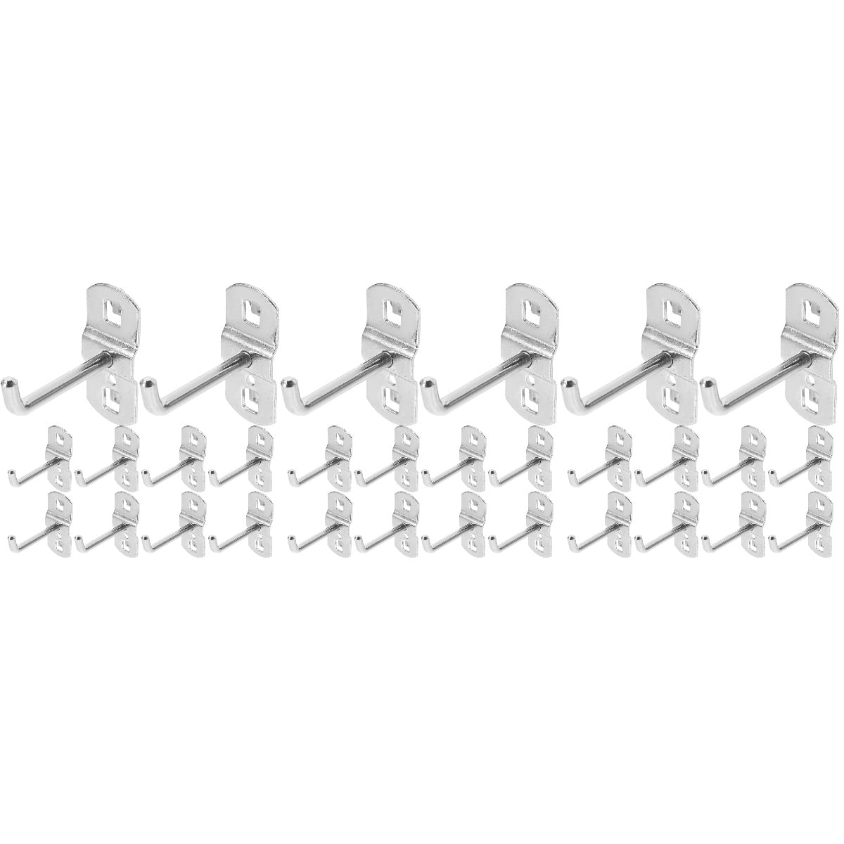MLINS 36 Pcs Supermarket Shelf Rack Hook Exhibition Display Hook Fit ...