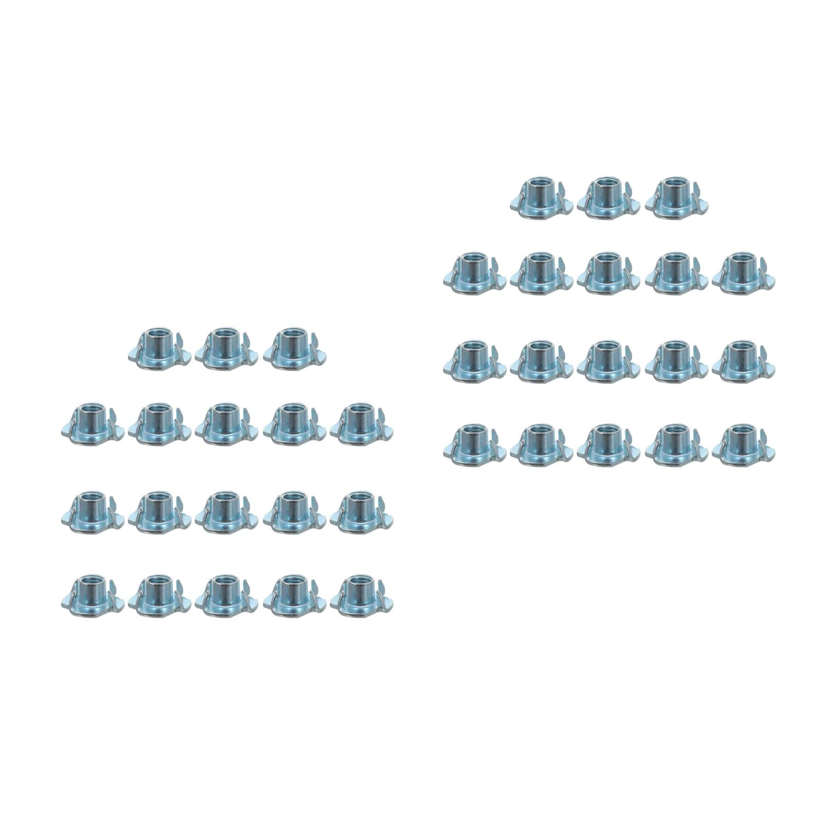 MLINS 36 pcs 3- Hole Tee Nut Fastener Professional Steel Mounting ...