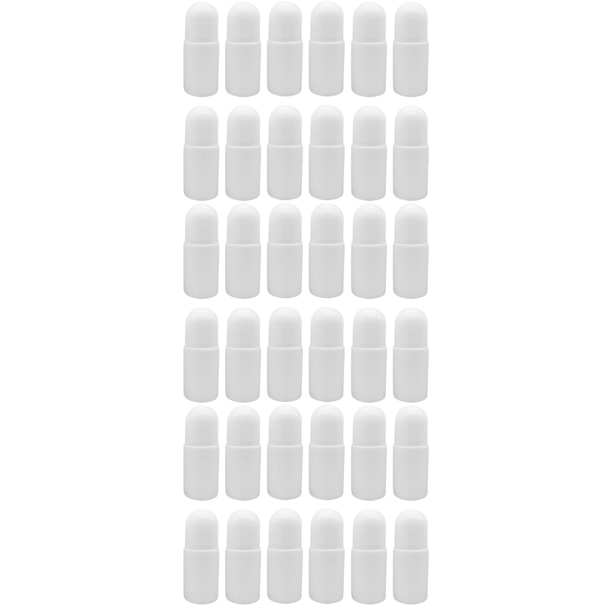MLINS 36 pcs 50ML Plastic Roller Bottles for Essential Oils Empty ...