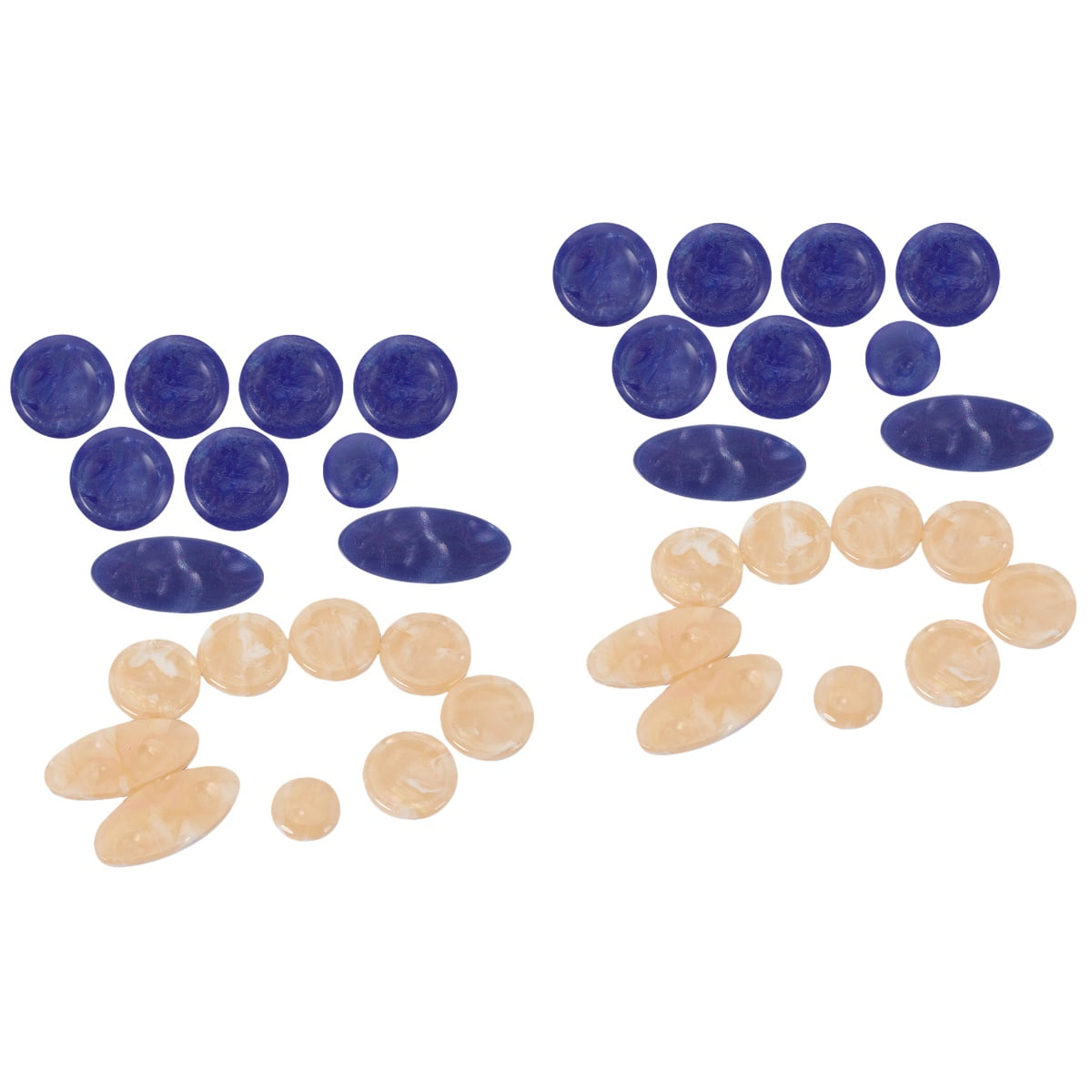 MLINS 36 pcs Sax Key Buttons Replacement Plastic Saxophone Key Buttons ...
