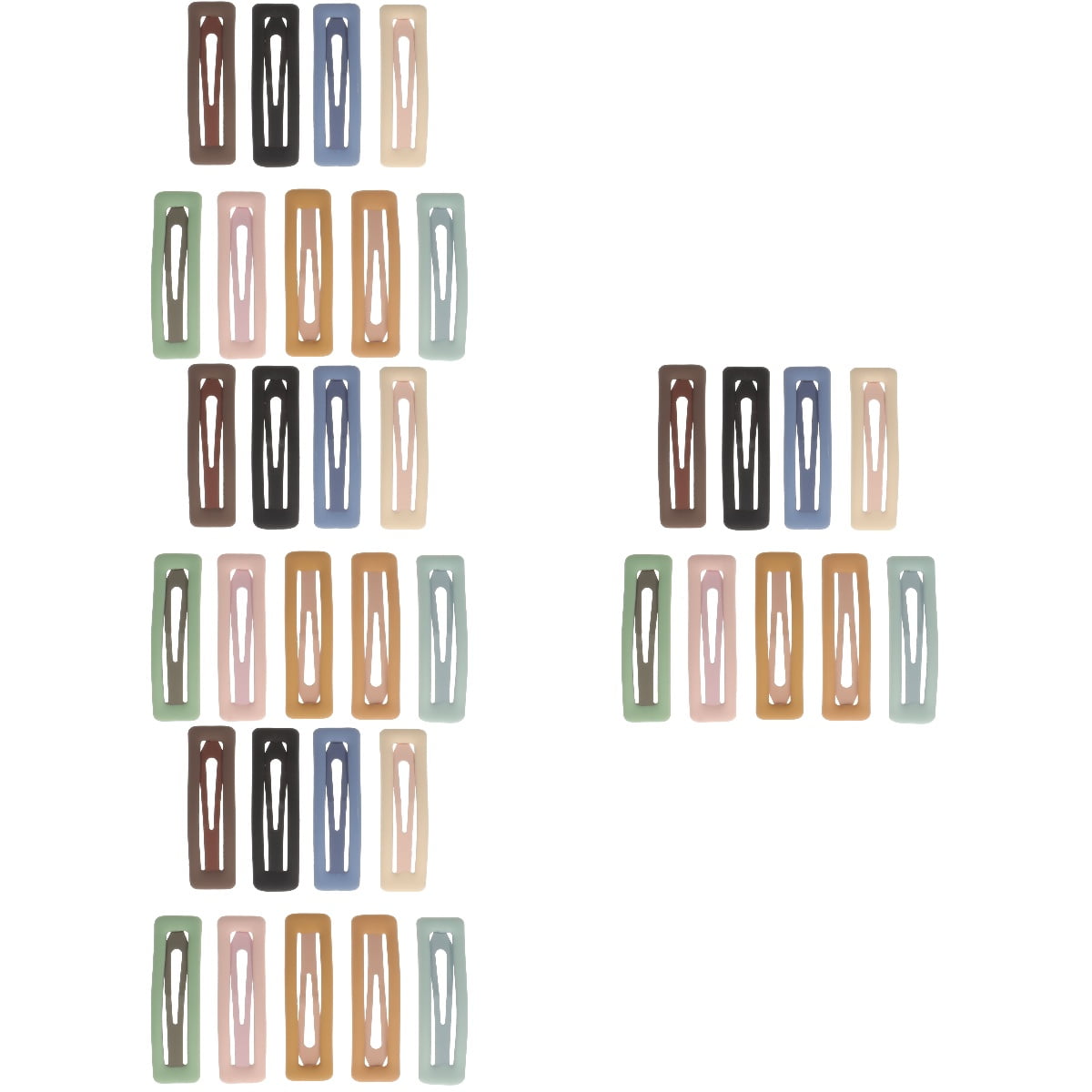 MLINS 36 pcs Snap Hair Barrettes Simple Kids Hair Barrettes Hair Hair ...