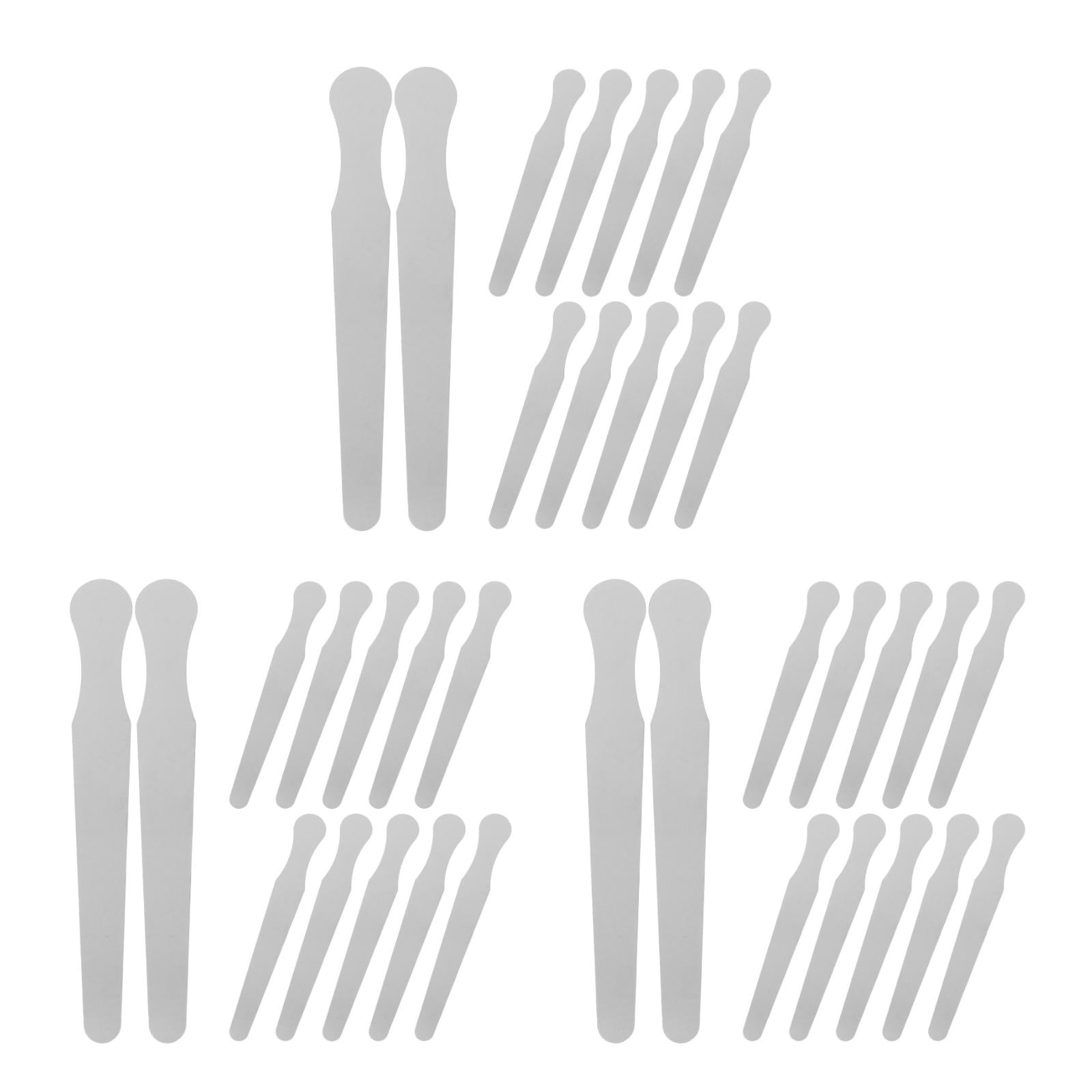 MLINS 36 pcs Stainless Steel Children'S Stirring Tongue Press Sticks ...