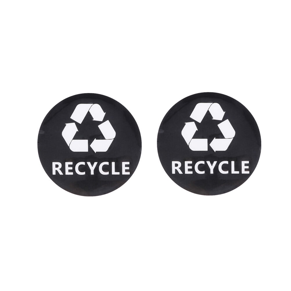 MLINS 3Pcs Creative Garbage Can Trash Bin Recycle Symbol Stickers ...