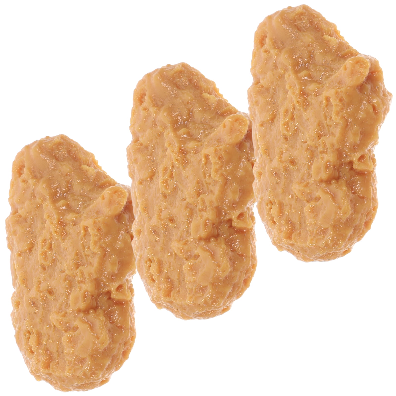MLINS 3Pcs Simulation Fried Chicken Model Fried Chicken Nuggets ...