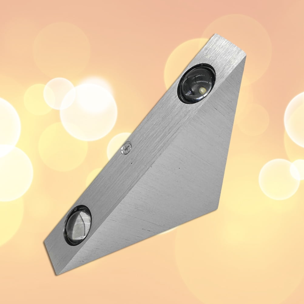 MLINS 3W LED Modern Wall Lamp Triangle Aluminum Wall Light for Bedroom ...