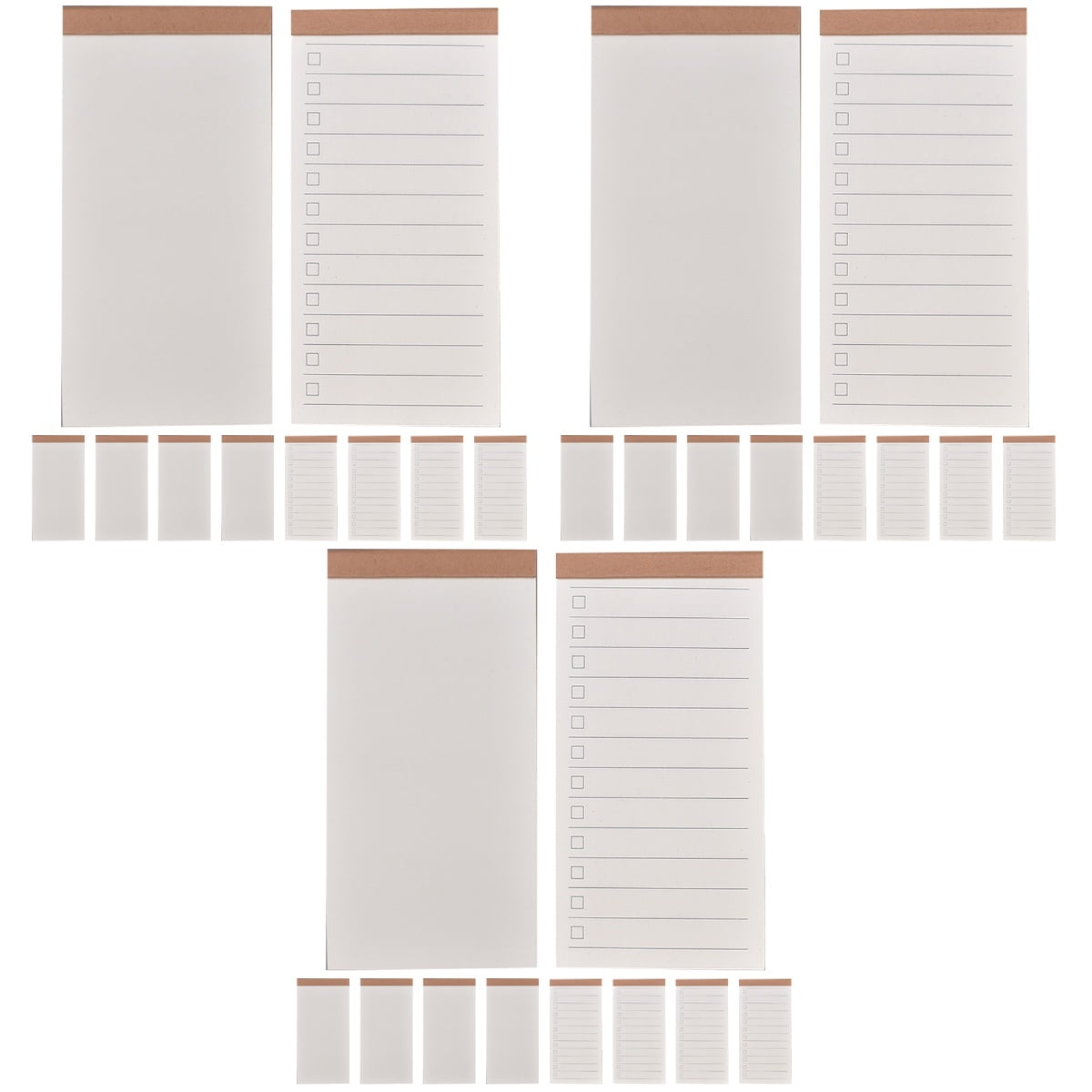 MLINS 3pcs 10 Books Daily Planner Notepad Small Notepad Planning ...
