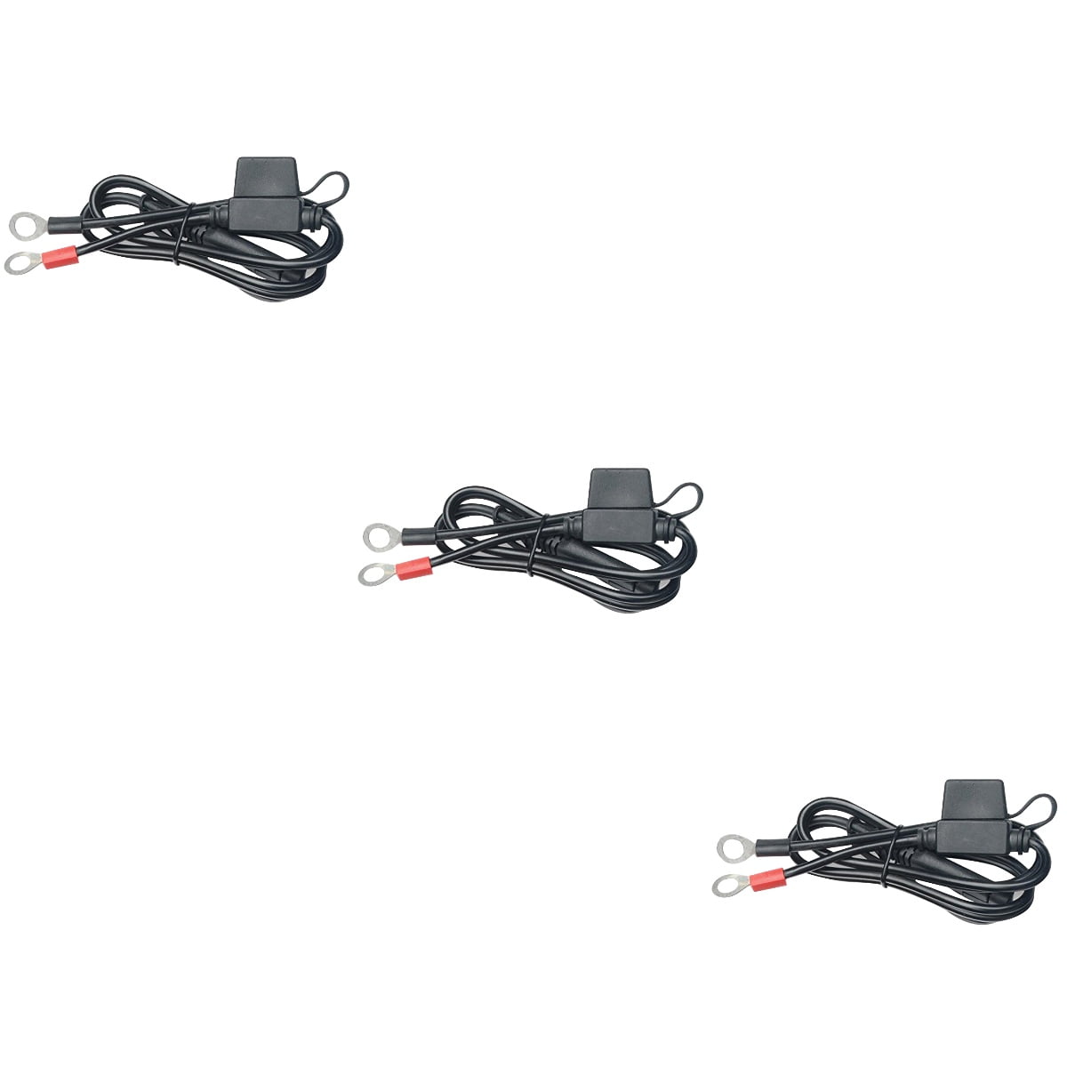 MLINS 3pcs 10A SAE Power Cable Round Terminal Motorcycle Circuit Cable ...