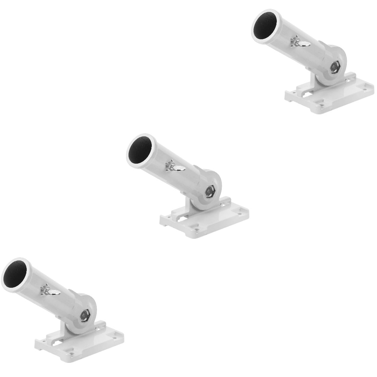 MLINS 3pcs Adjustable Flag Pole Holder Durable Wall Mounted Flag Pole ...