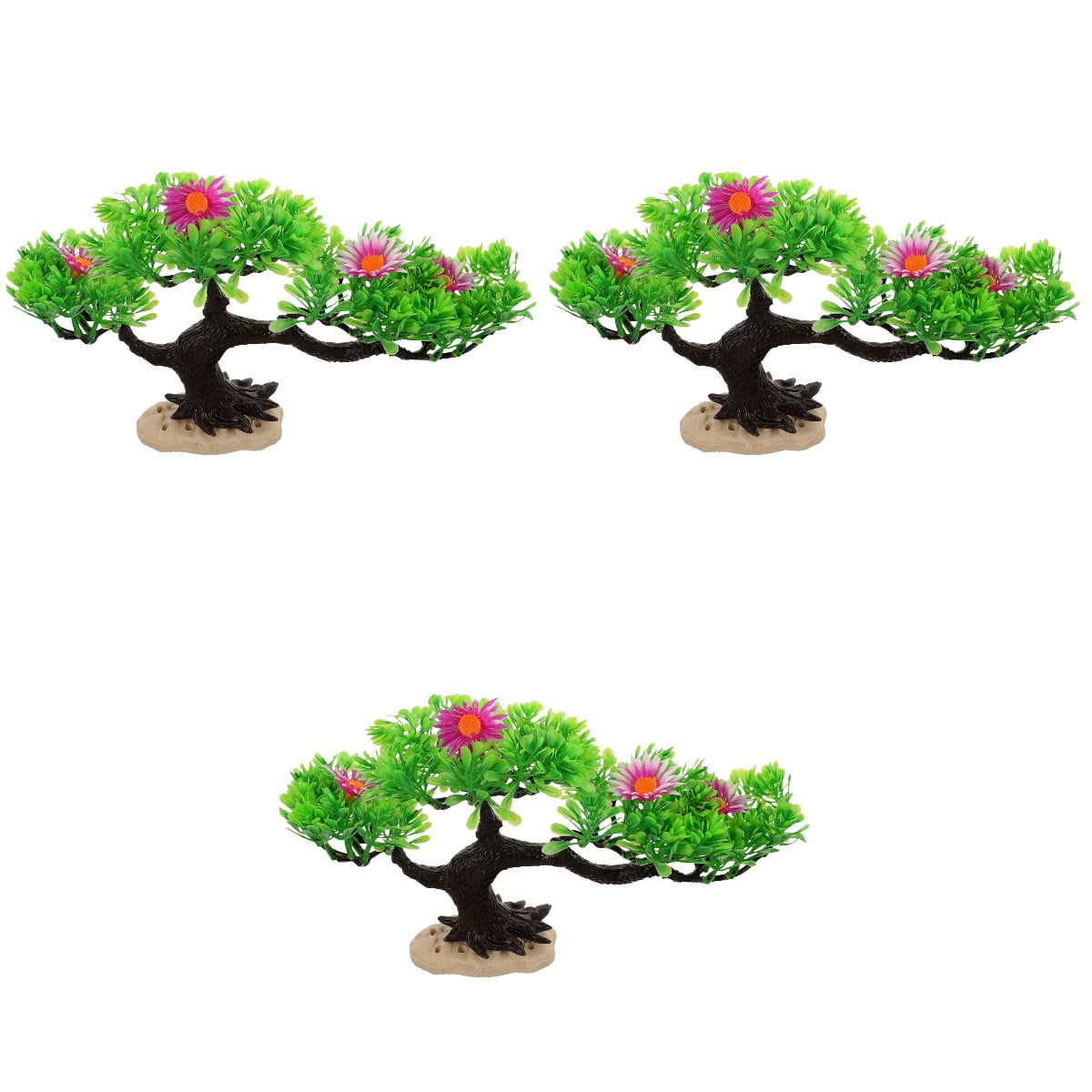 MLINS 3pcs Aquarium Landscape Tree Underwater Decorative Tree Model ...