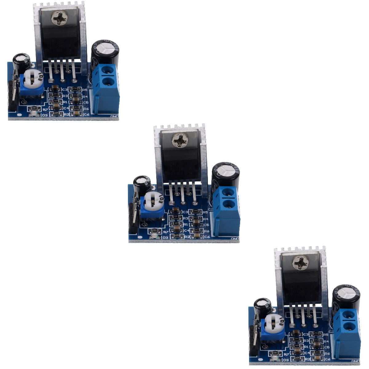 MLINS 3pcs Audio Component Amplifier Stereo Module Board Volume Control ...