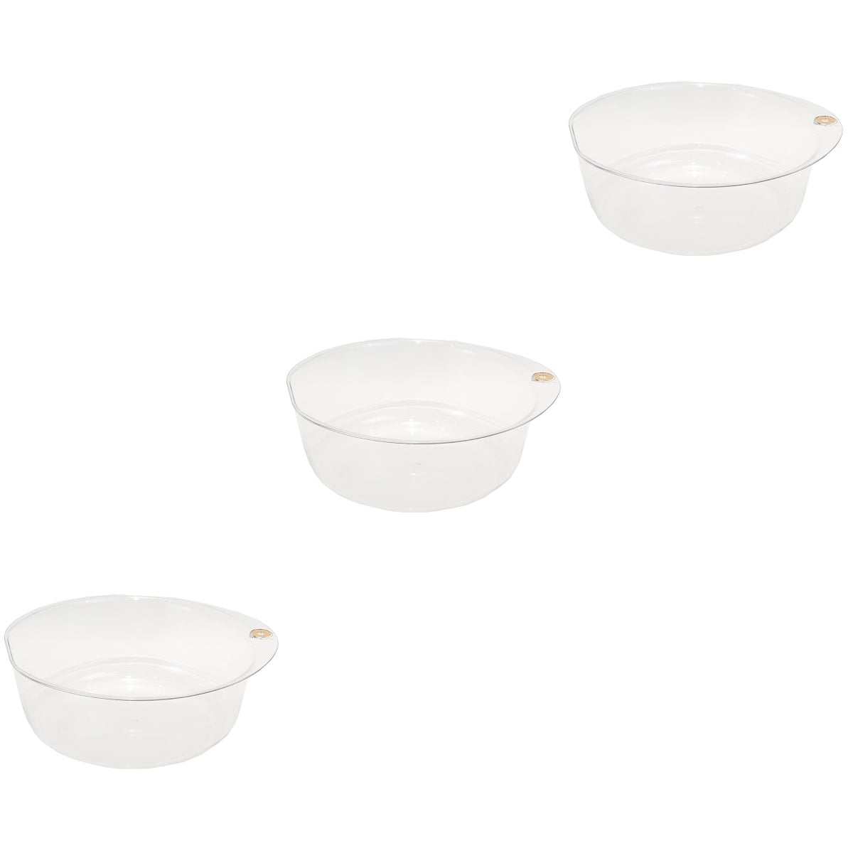 MLINS 3pcs Bathroom Toiletries Washing Basin Washbasin Portable Face ...